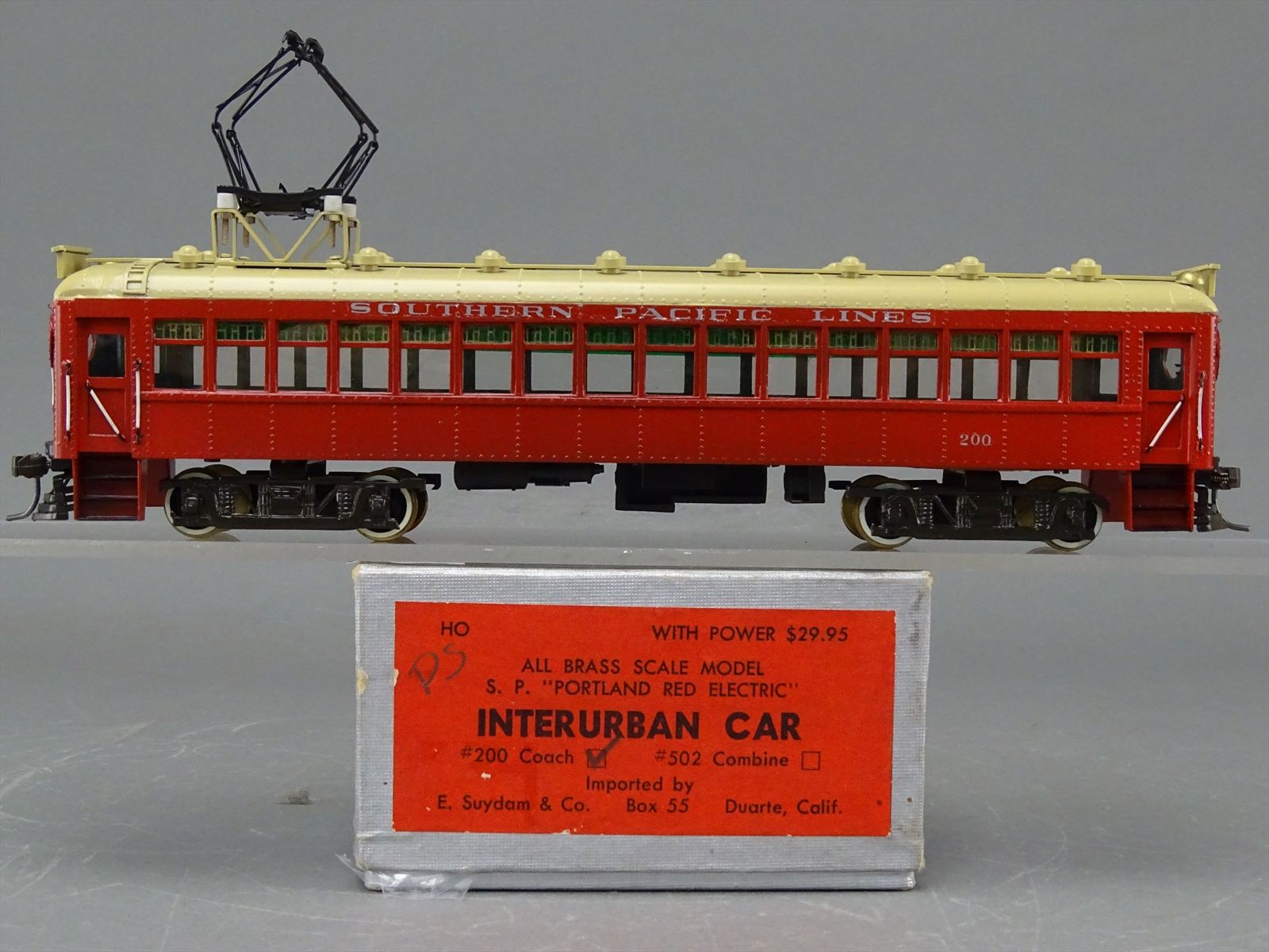 HO Brass Model - Suydam SP Southern Pacific Portland Red Electric ...