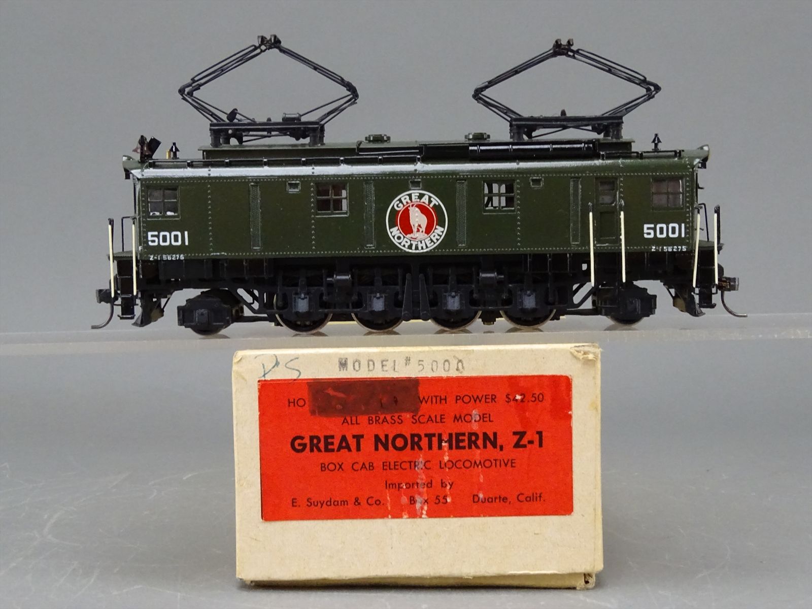 HO Brass Model - Suydam 5000 GN Great Northern Z-1 Boxcab Box Cab ...