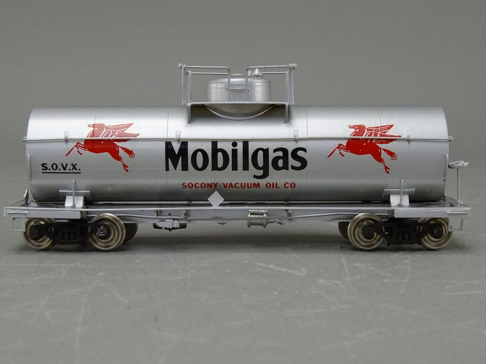 HO Brass Model - PSC 15666 SOVX Mobilgas Tank Car - F/P - Made in Korea