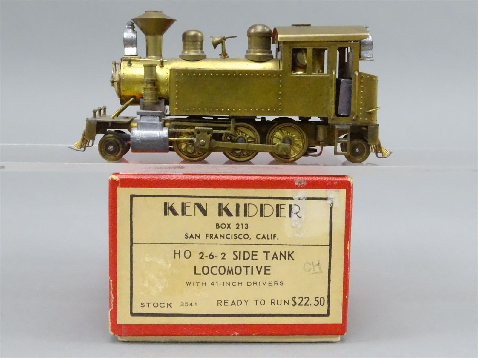 HO Brass Model - Ken Kidder 2-6-2 Side Tank Locomotive - Unpainted ...