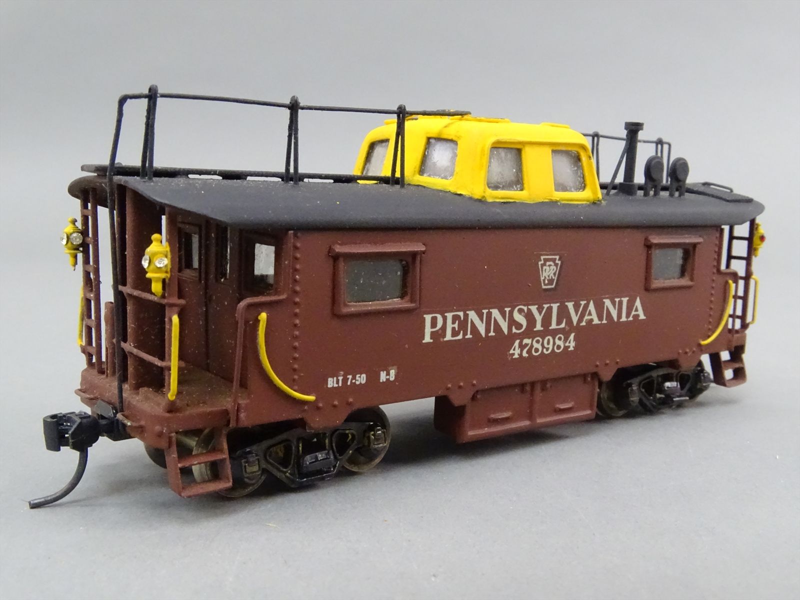 HO Brass Model - Gem FC-101 PRR Pennsylvania N8 Caboose #478984 - Fair ...