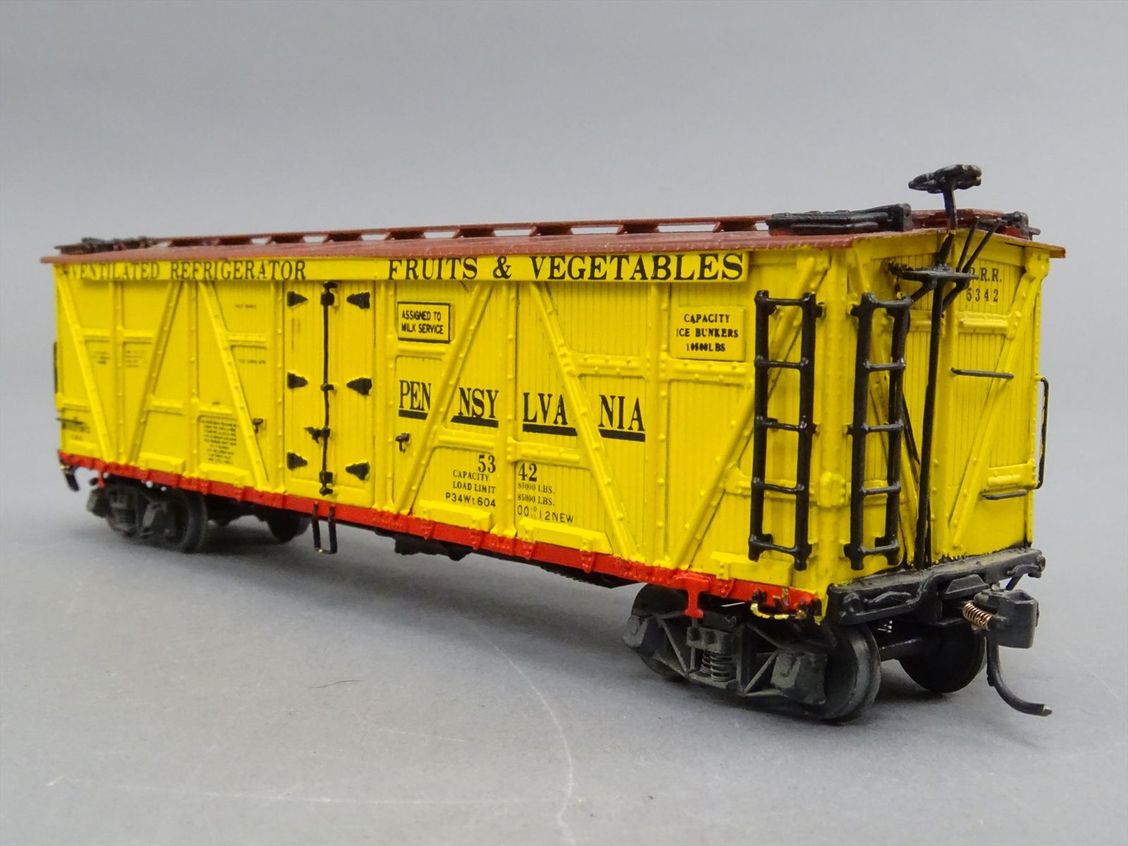 HO Brass Model - PSC 15700-1 PRR Pennsylvania Composite Reefer Class R ...