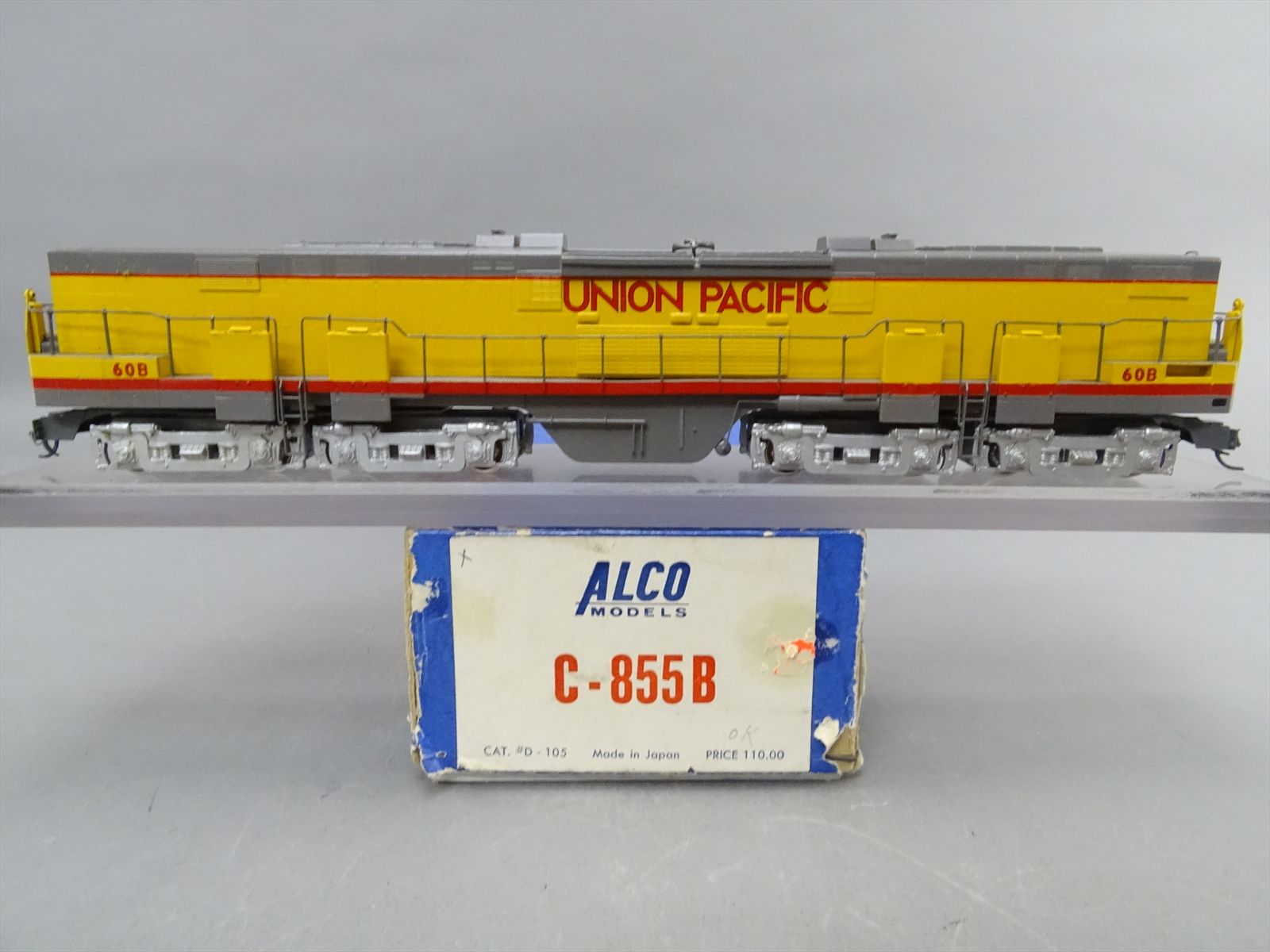 HO Brass Model - ALCO D-105 UP Union Pacific C-855B #60B - Custom ...