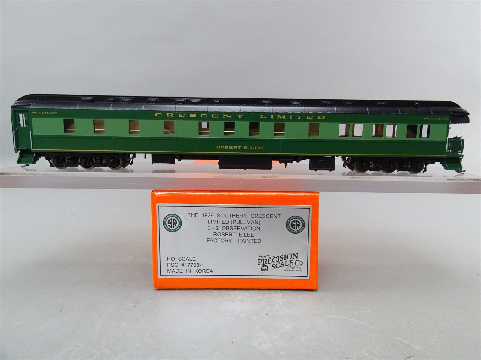 HO Brass Model - PSC 17708-1 SOU Southern 3-2 Observation Crescent ...