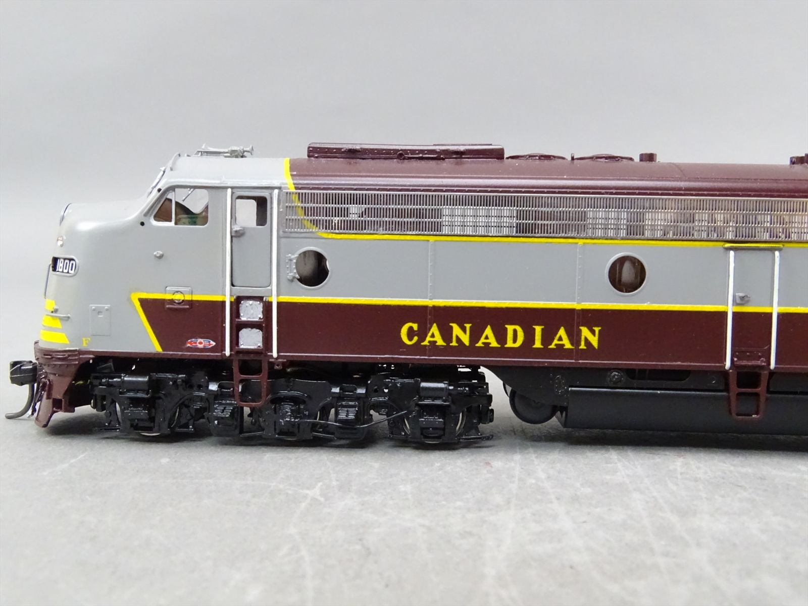 HO Brass Model - OMI 6010 CP CPR Canadian Pacific E8 E8A #1800 - Pro Paint - 1989 Run - Ajin - 1 ...