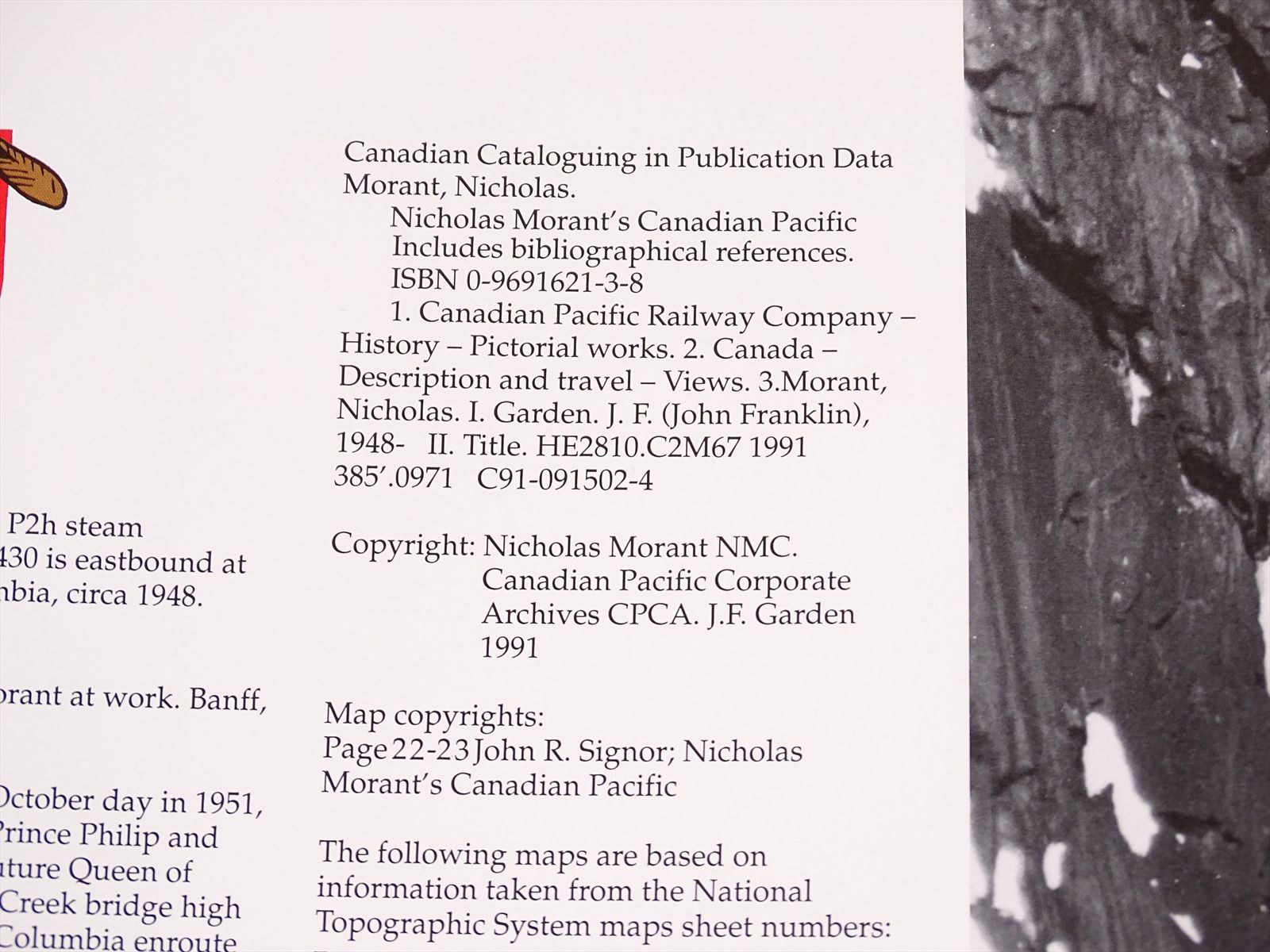 Railroad Book - Nicholas Morant's Canadian Pacific - J.F. Garden