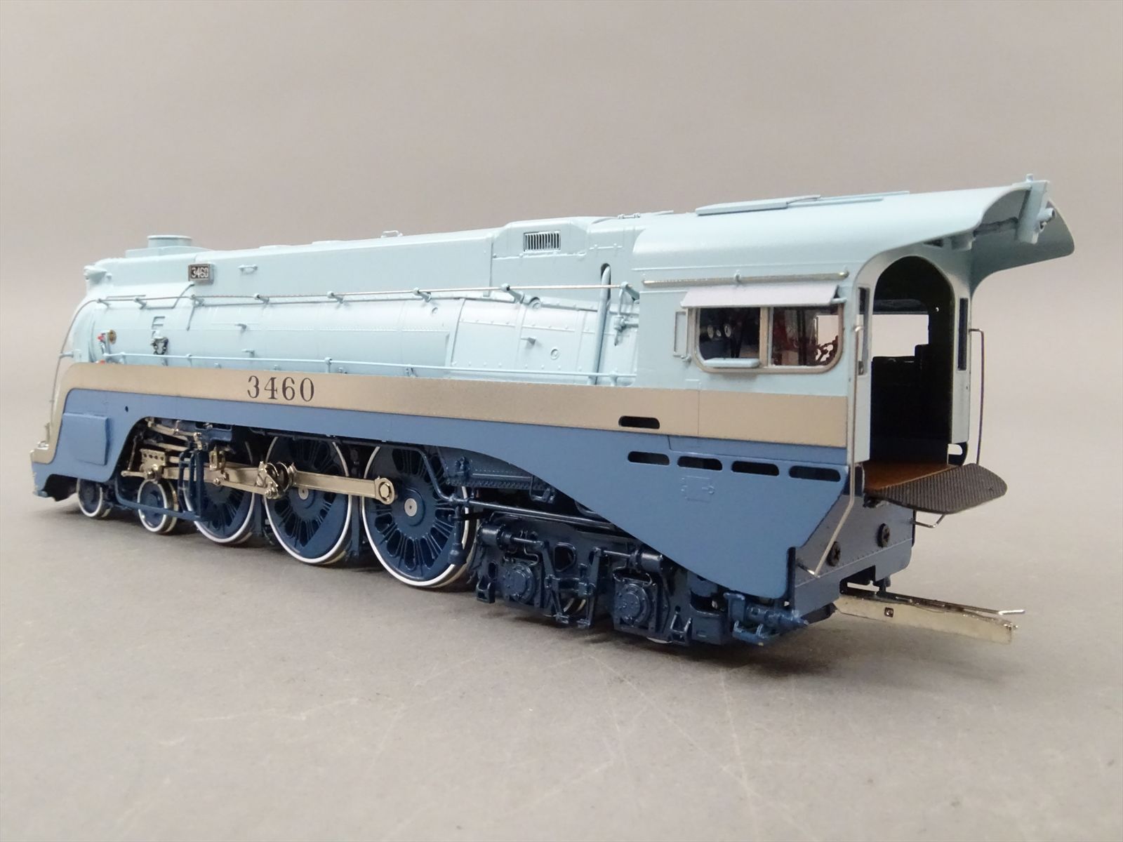 HO Brass Model - PSC 18128.1 AT&SF Santa Fe 4-6-4 Blue Goose #3460 - F ...