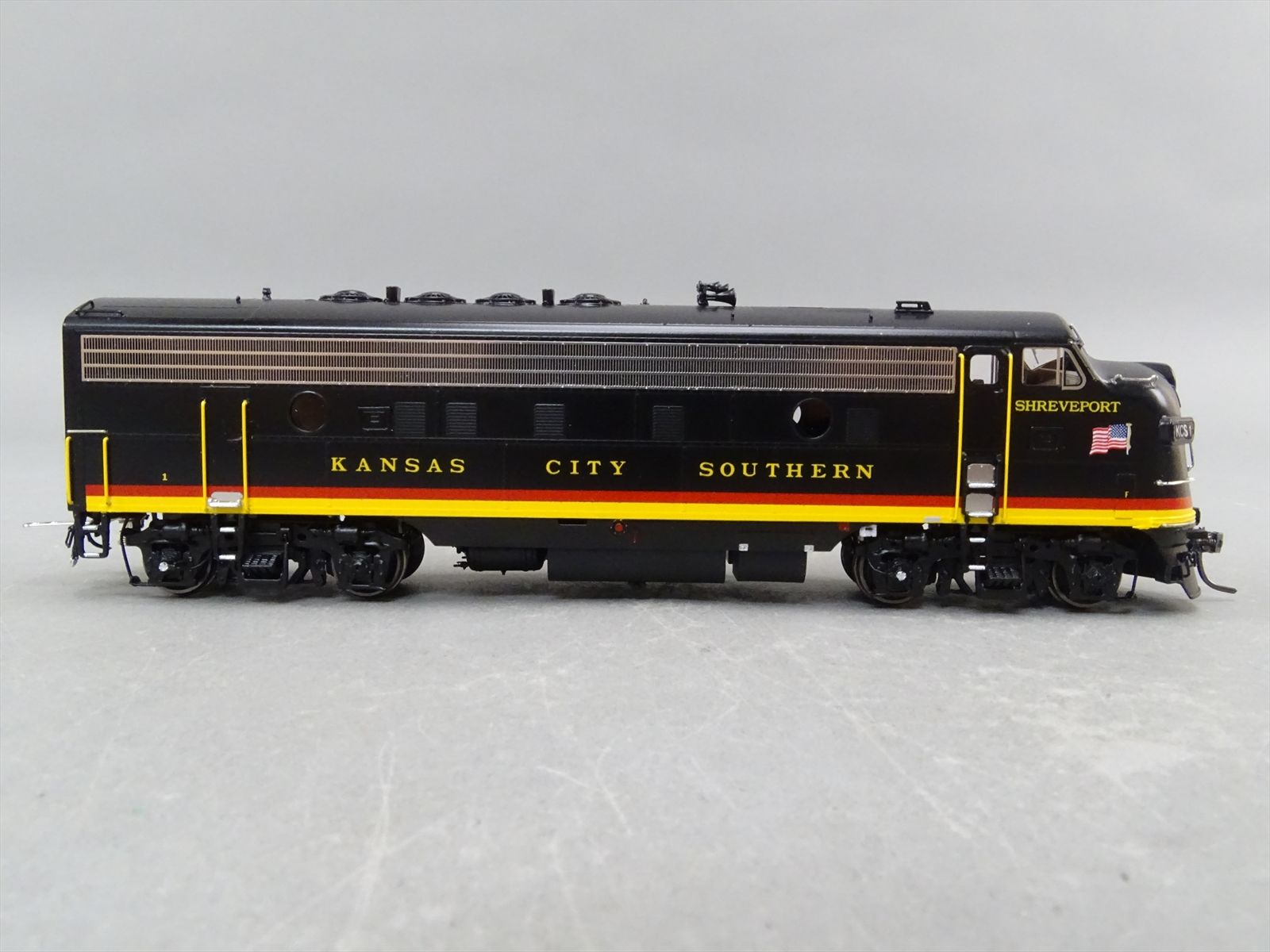 HO Brass Model - OMI AJ-1011 KCS Kansas City Southern FP9 ABA 3 Unit ...