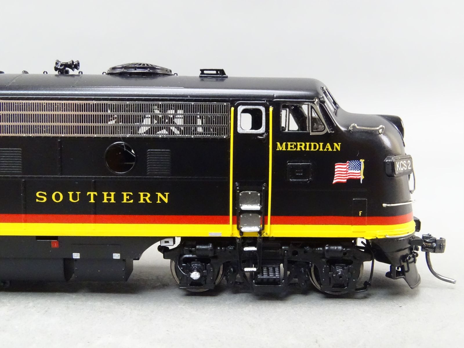 HO Brass Model - OMI AJ-1011 KCS Kansas City Southern FP9 ABA 3 Unit ...