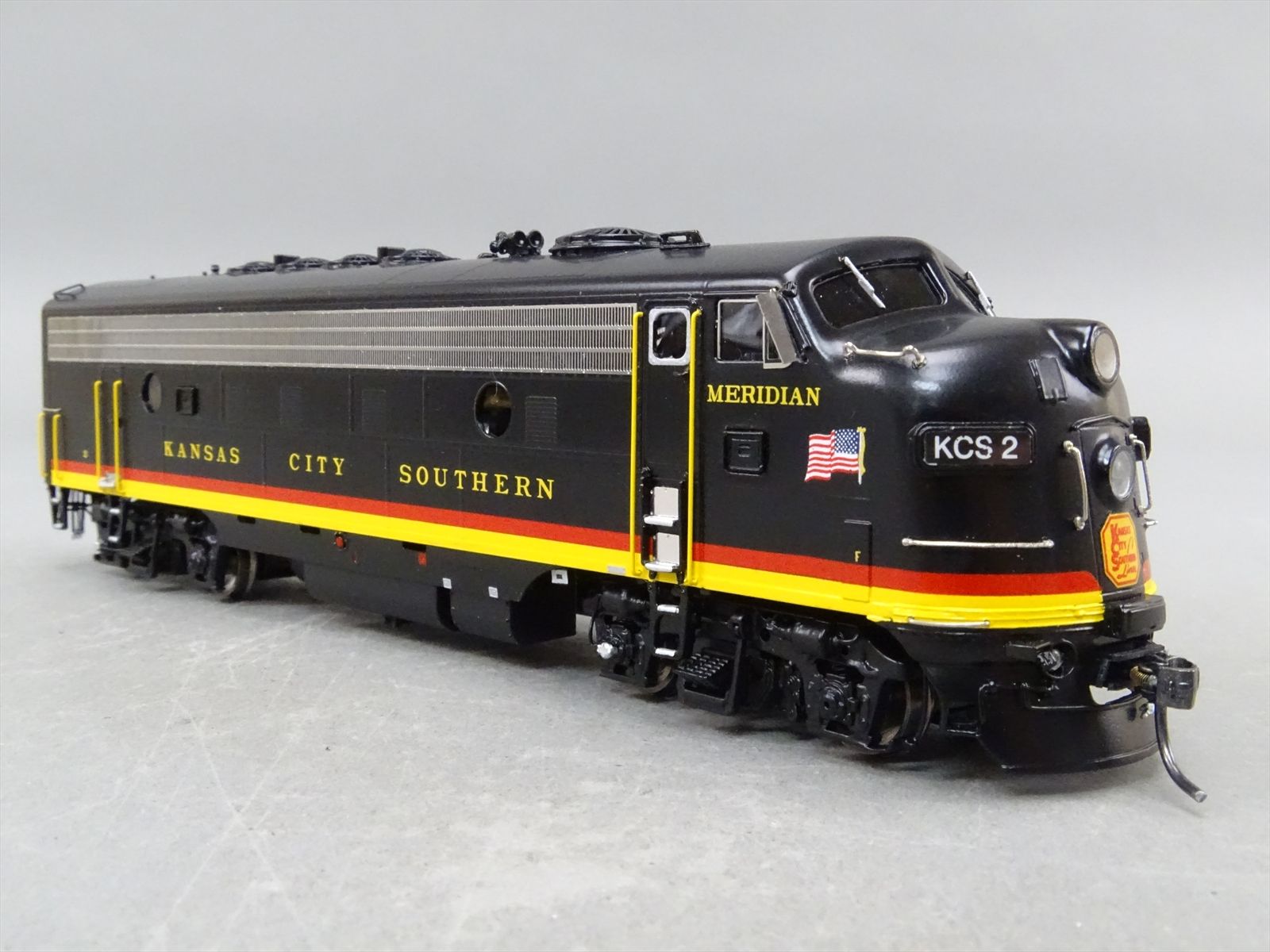 HO Brass Model - OMI AJ-1011 KCS Kansas City Southern FP9 ABA 3 Unit ...