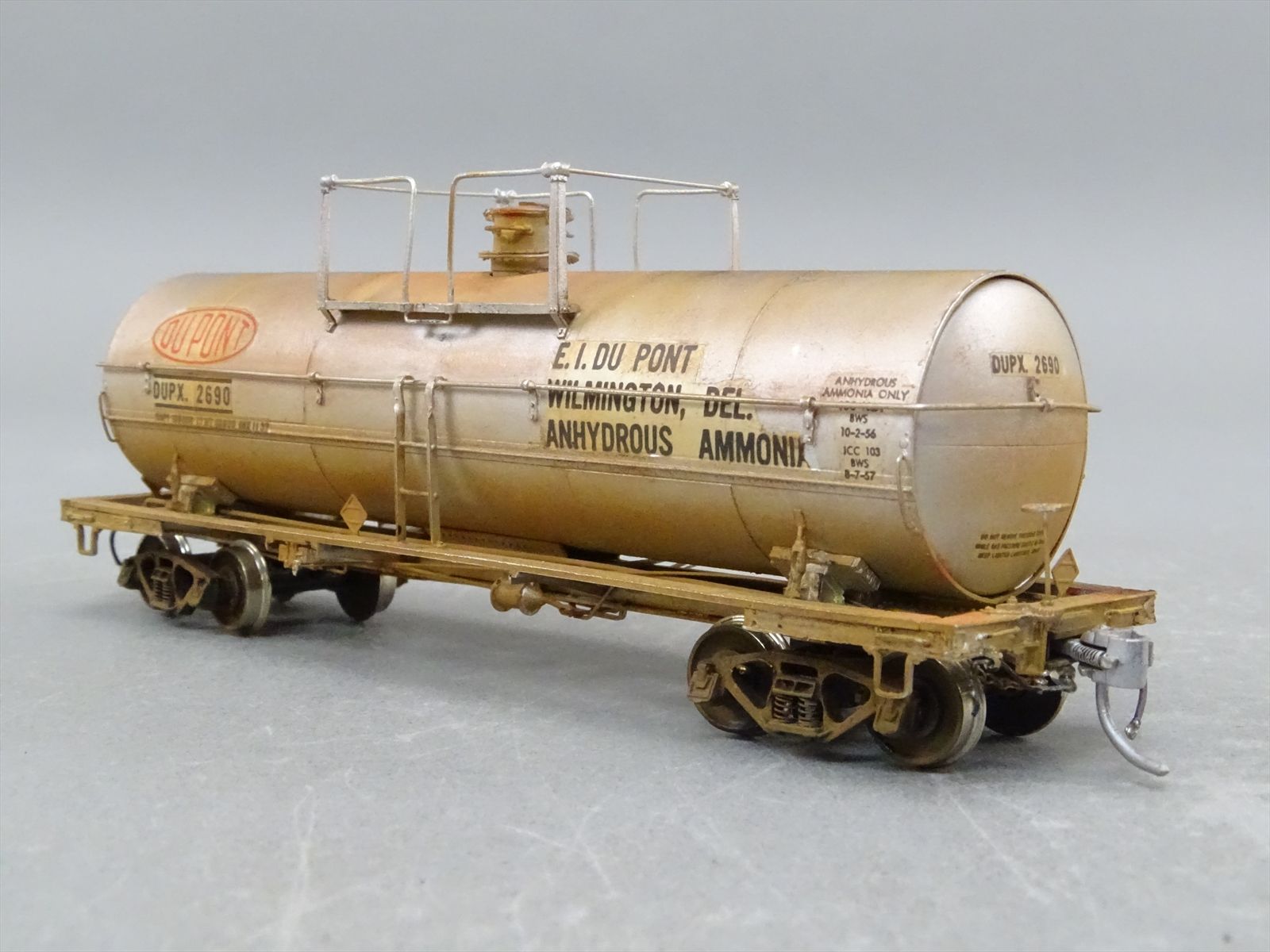 HO Brass Model - OMI 3134 DUPX Dupont ACF Single Dome Tank Car #2690 ...