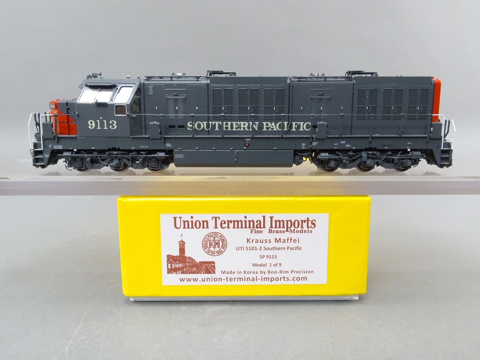 HO Brass Model - UTI 5101-2 SP Southern Pacific Krauss Maffei #9011 - F ...