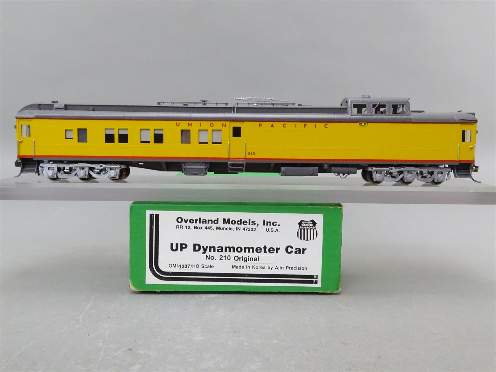 HO Brass Model - OMI 1337 UP Union Pacific Dynamometer Car #210 ...