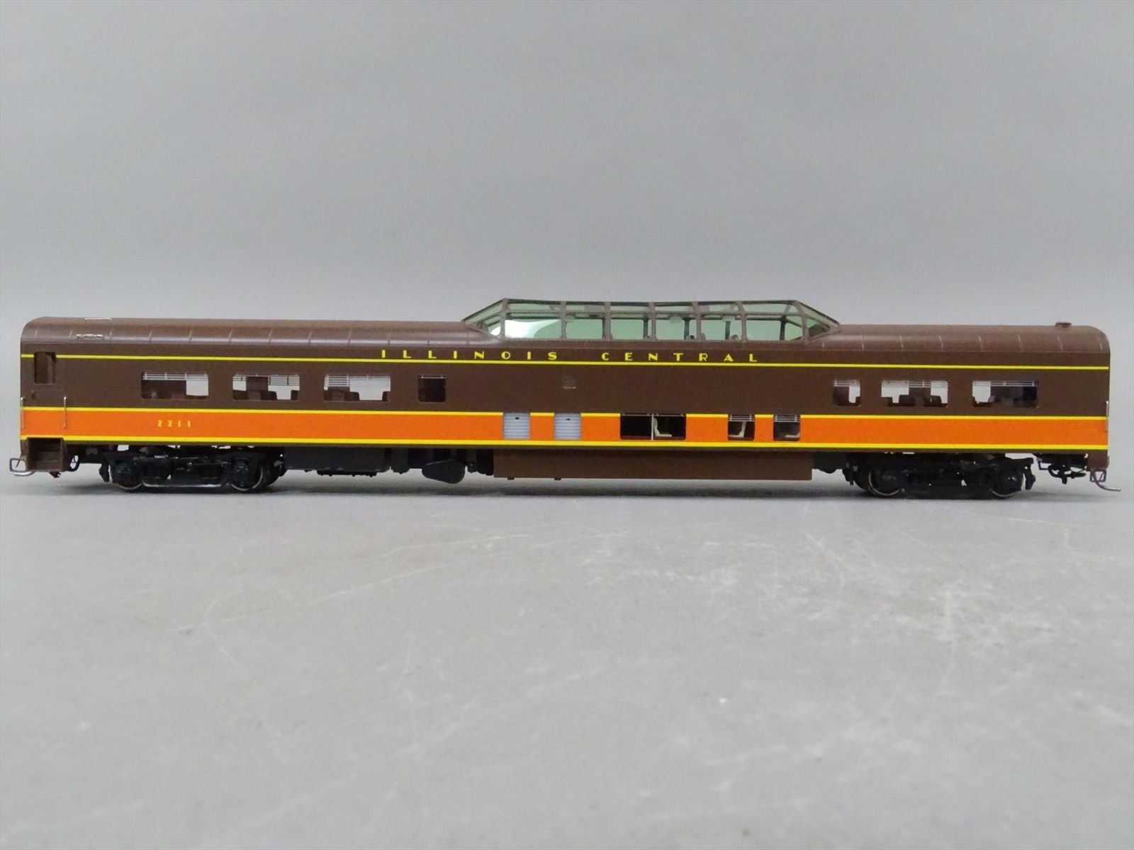 HO Brass Model - UTI 1156-7 IC Illinois Central Dome Parlor Car #2211 ...