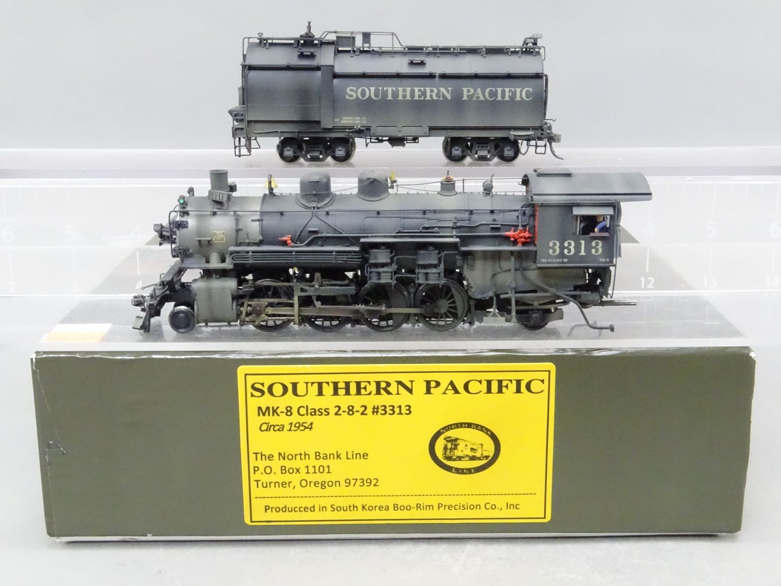 HO Brass Model - NBL SP1.3 SP Southern Pacific MK-8 2-8-2 1954 #3313 ...