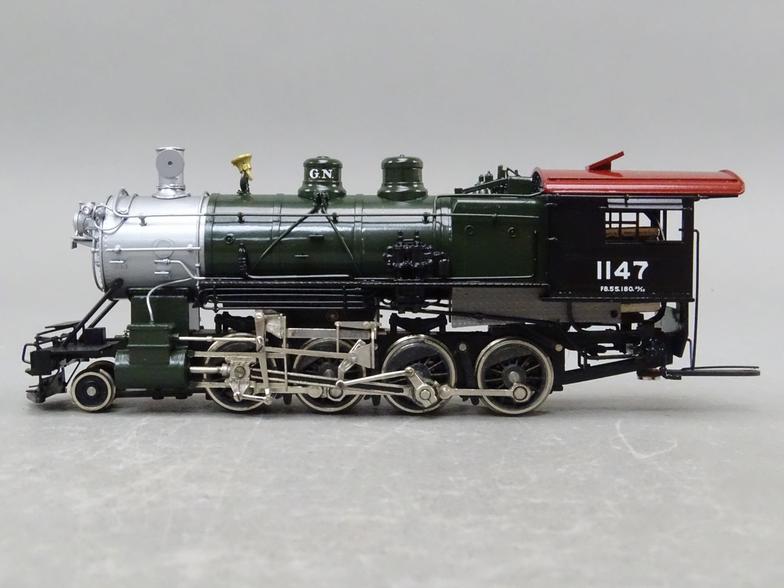 HO Brass Model - PFM 158 GN Great Northern F-8 2-8-0 #1147 - F/P - 1975 ...