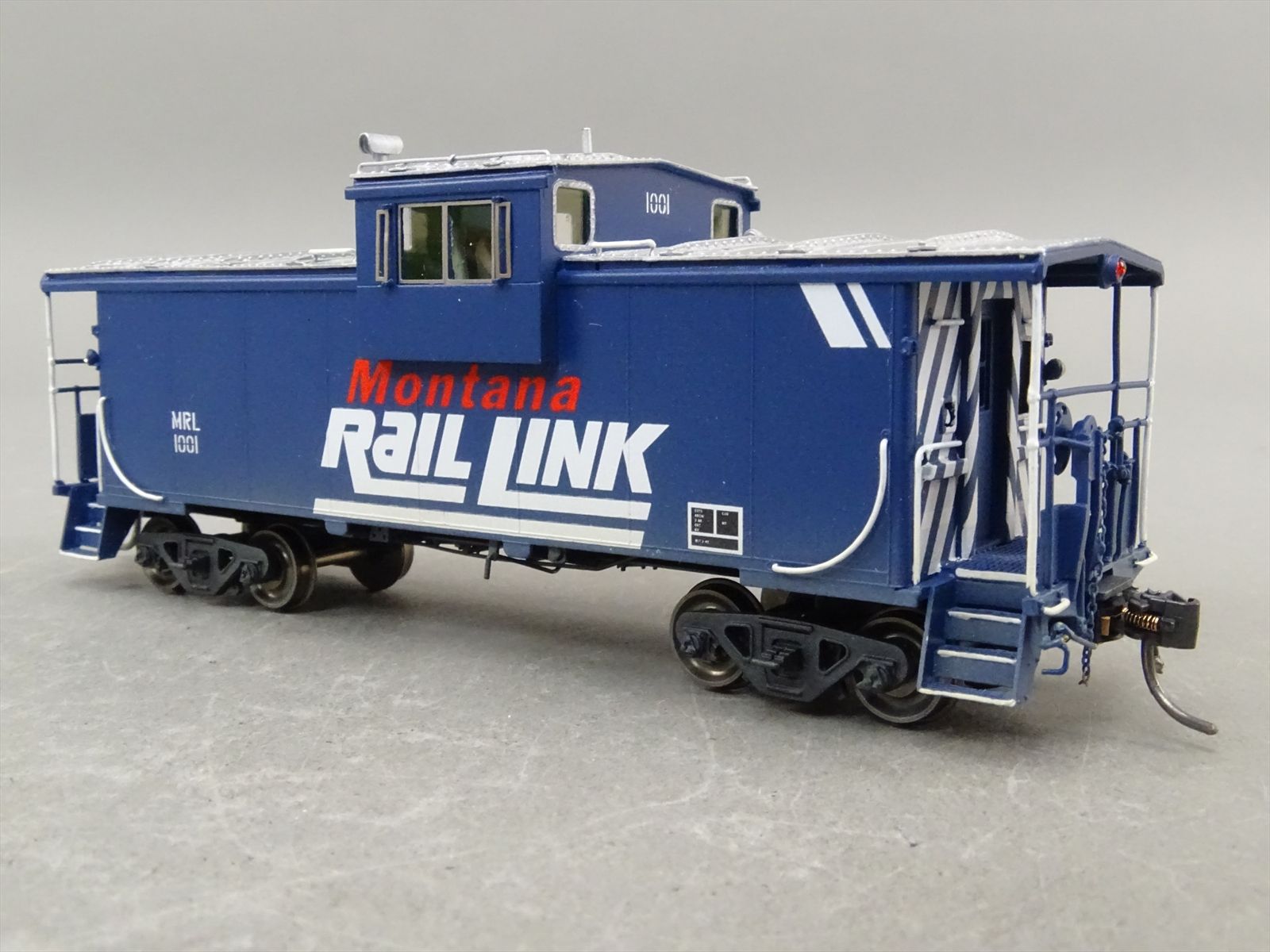 HO Brass Model - OMI 4216.1 BN as MRL Montana Rail Link W-V Caboose #1001 - Pro Paint by Mike ...