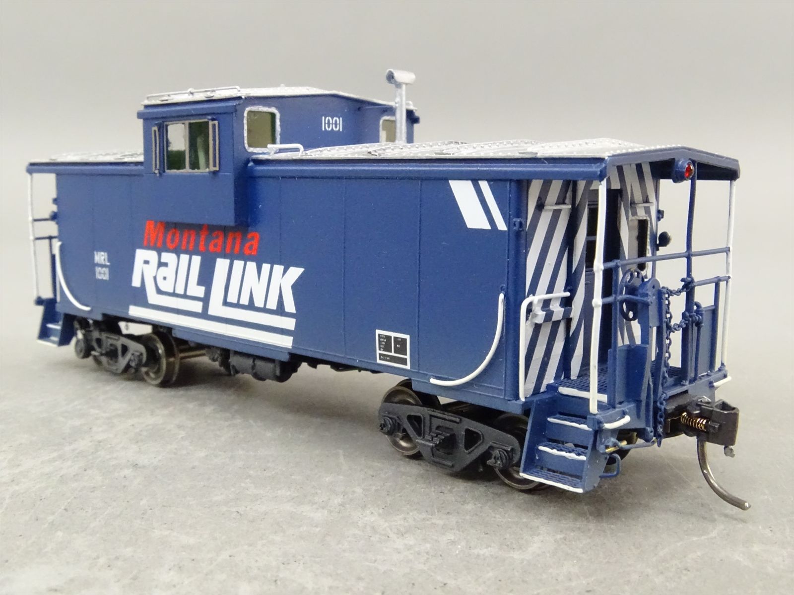 HO Brass Model - OMI 4216.1 BN as MRL Montana Rail Link W-V Caboose #1001 - Pro Paint by Mike ...