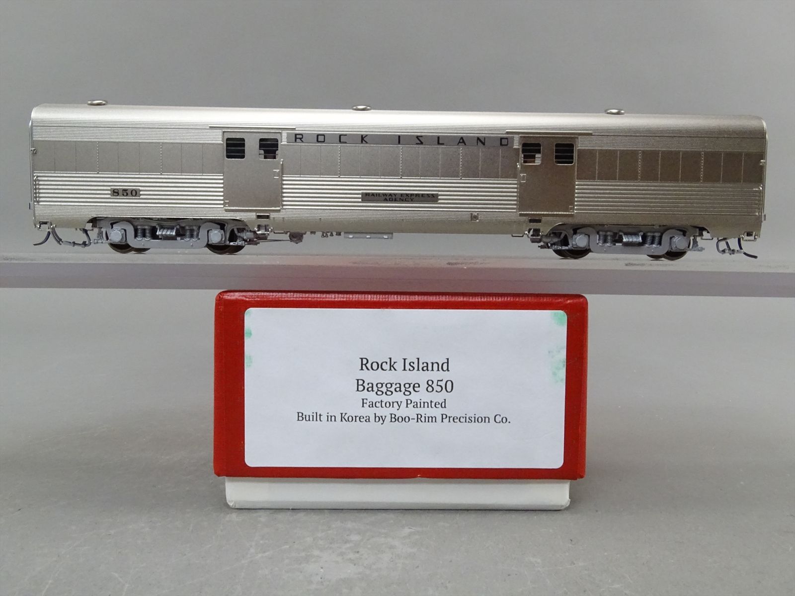 HO Brass Model - PSC CRI&P Rock Island Baggage Car #850 - F/P - Boo-Rim ...