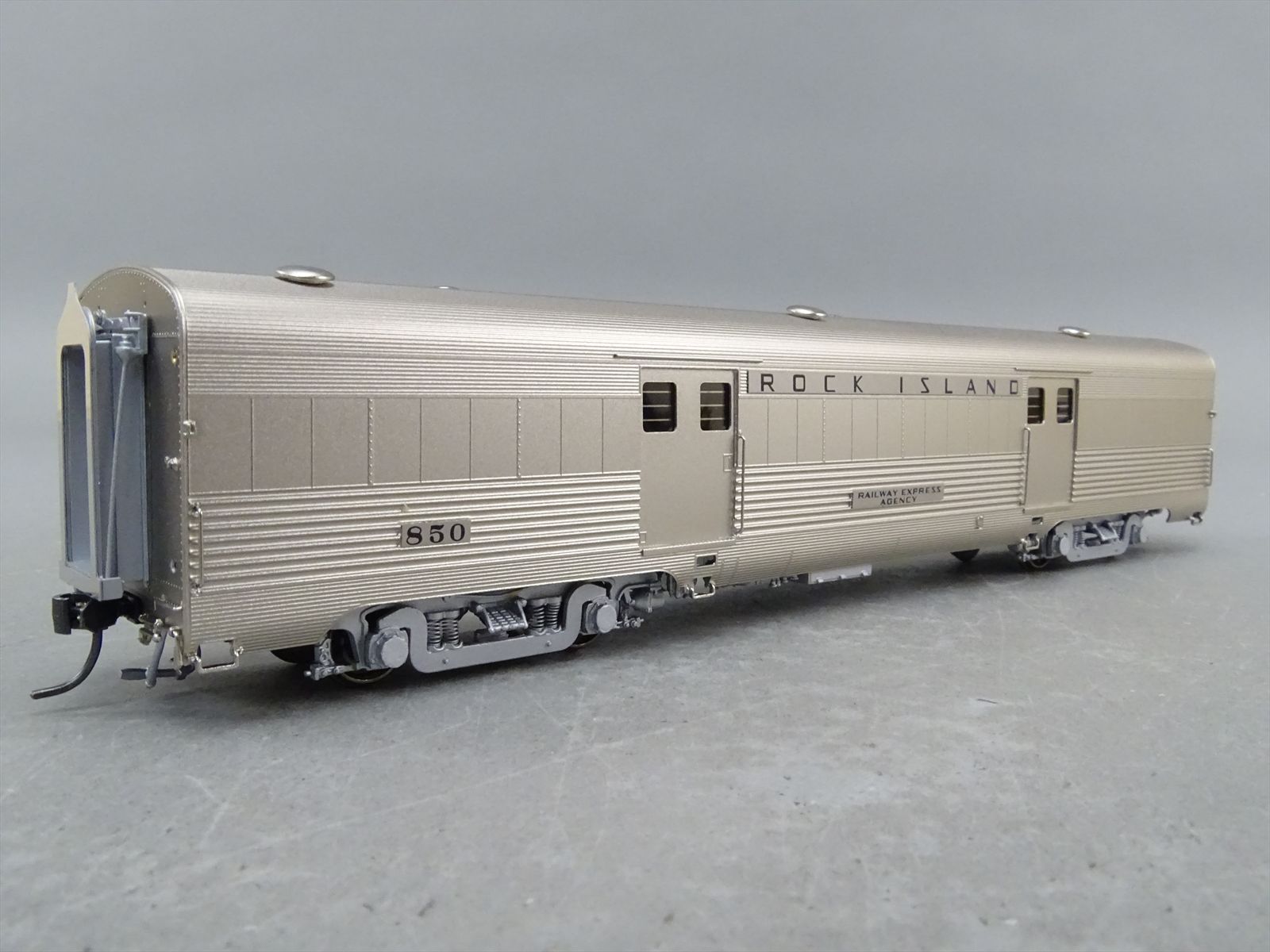 HO Brass Model - PSC CRI&P Rock Island Baggage Car #850 - F/P - Boo-Rim - Extra from the Rocky ...