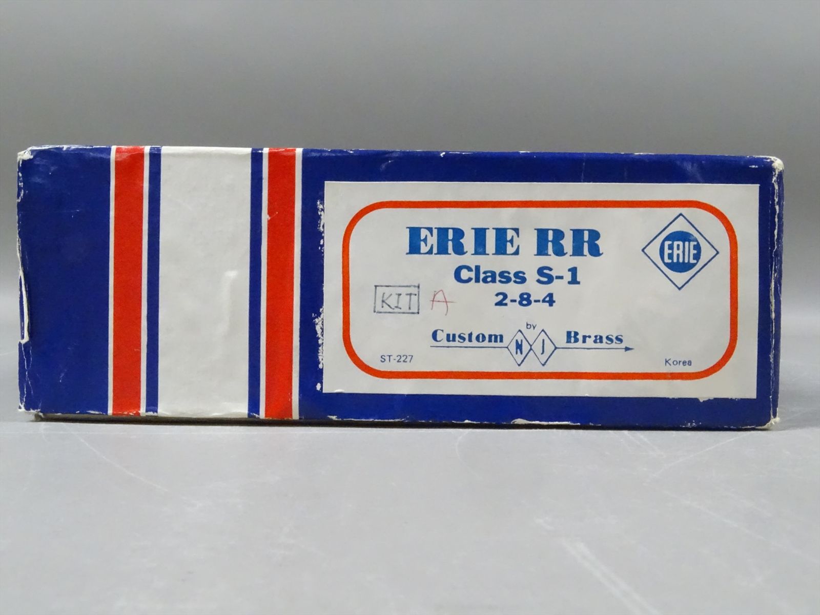 HO Brass Model Kit - NJCB ST-227 ERIE S-1 2-8-4 - Unpainted - KSM - *AS ...