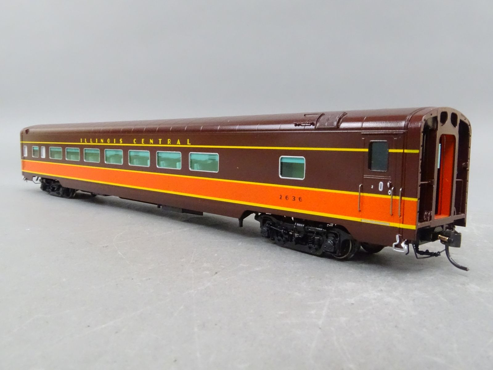HO Brass Model - RWC IC05 IC Illinois Central 56-Seat Coach #2636 - F/P ...
