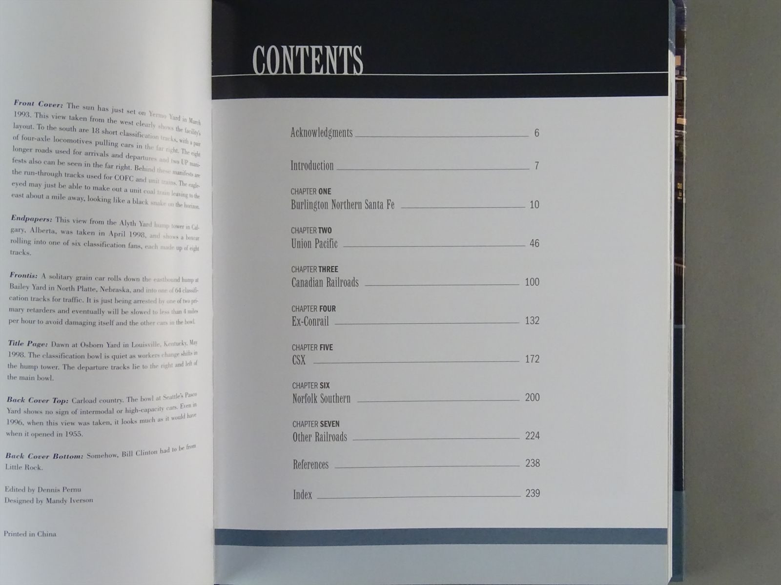 Railroad Book - North American Railyards - Michael Rhodes - 240 pages