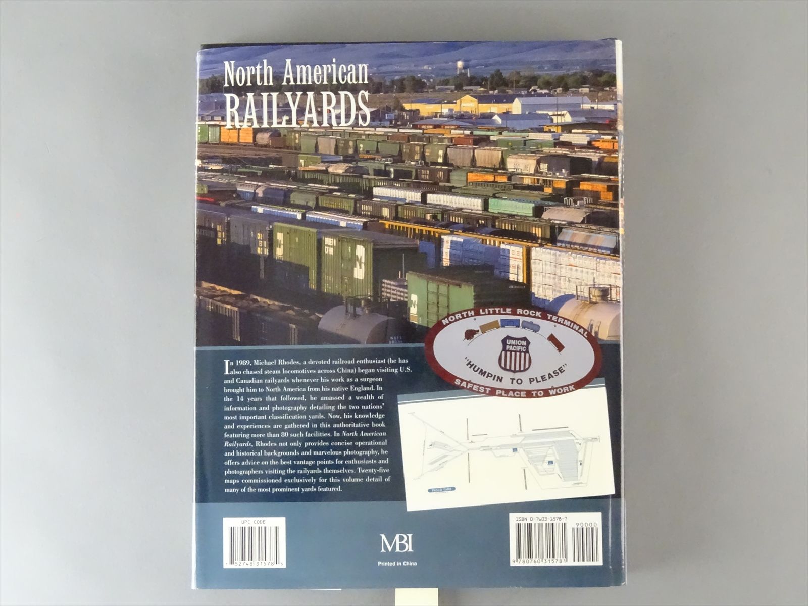 Railroad Book - North American Railyards - Michael Rhodes - 240 pages