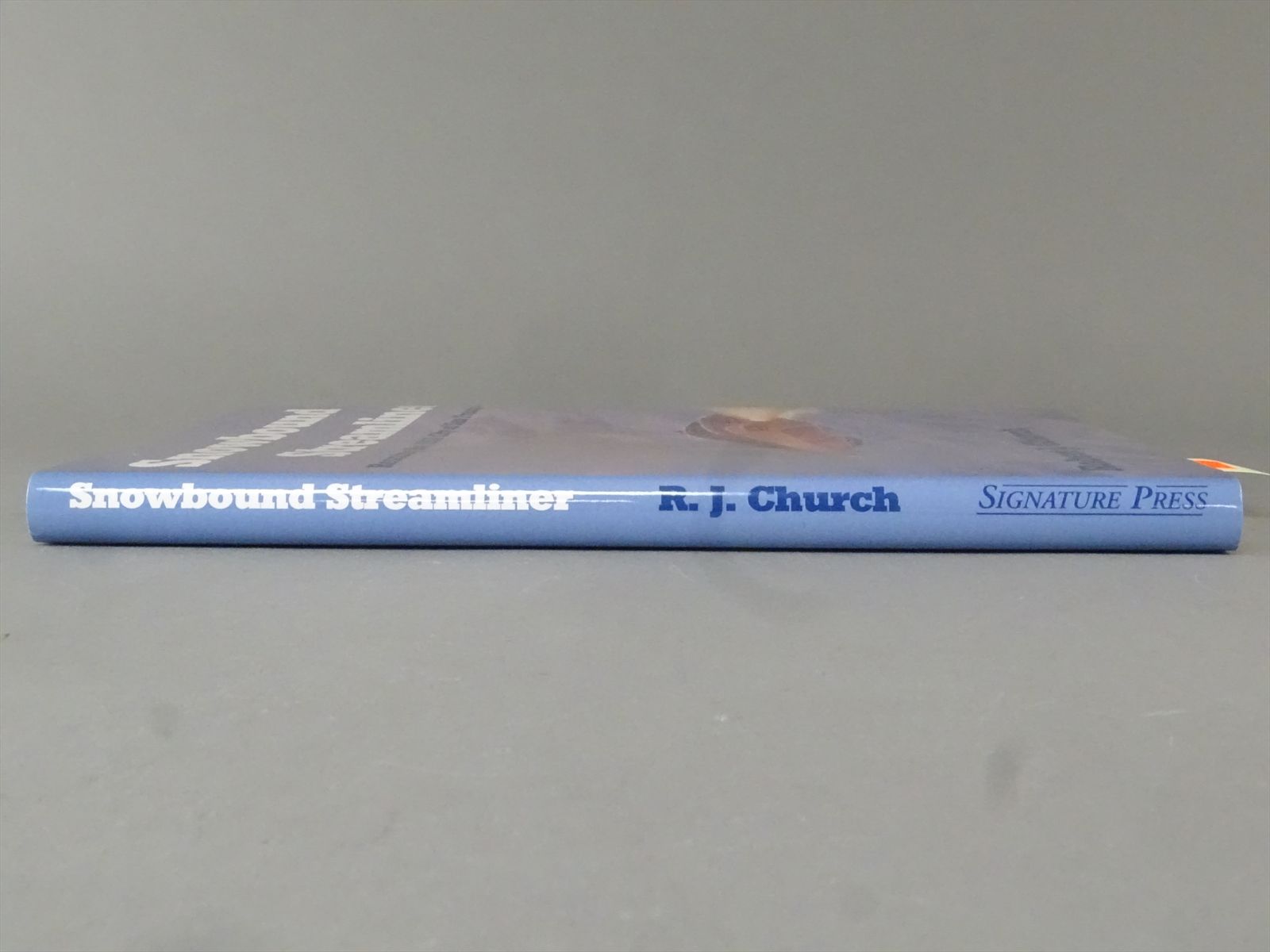 Railroad Book - Snowbound Streamliner - Robert Church - SIGNED