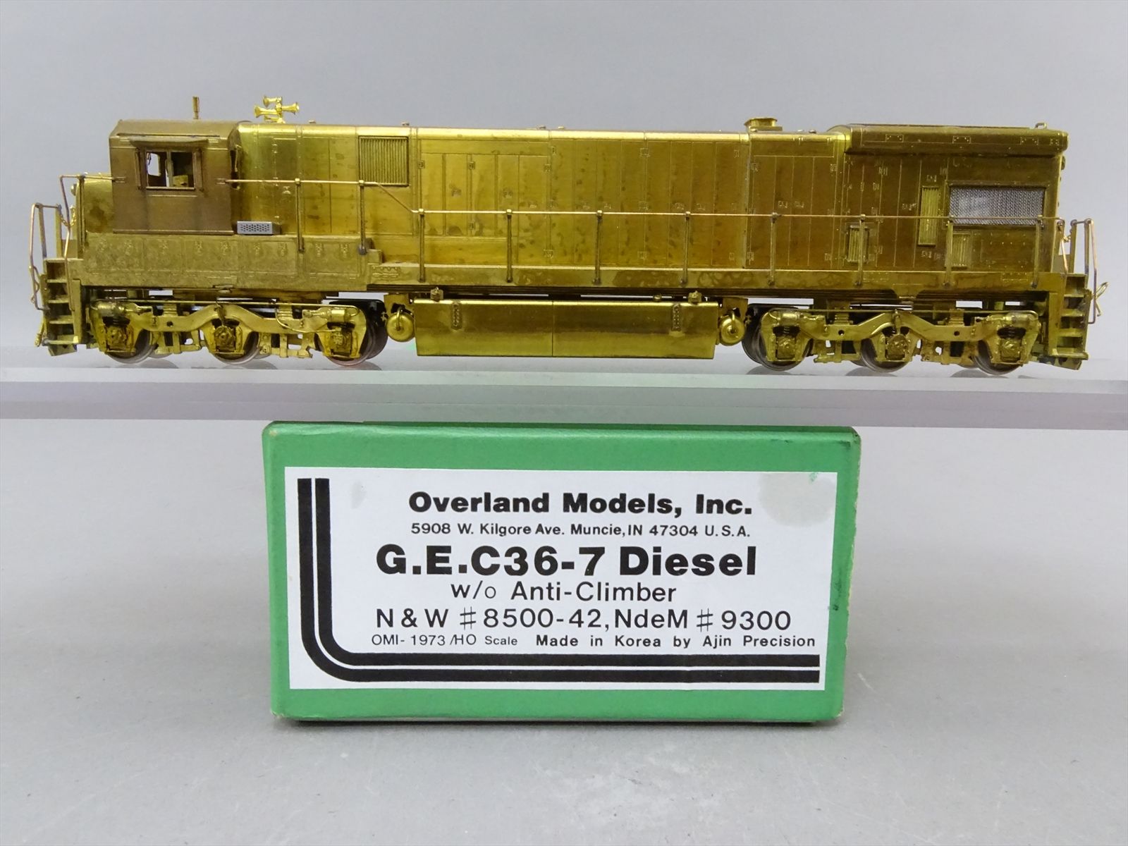 HO Brass Model - OMI 1973 N&W Norfolk & Western C36-7 Diesel w/o Anti ...