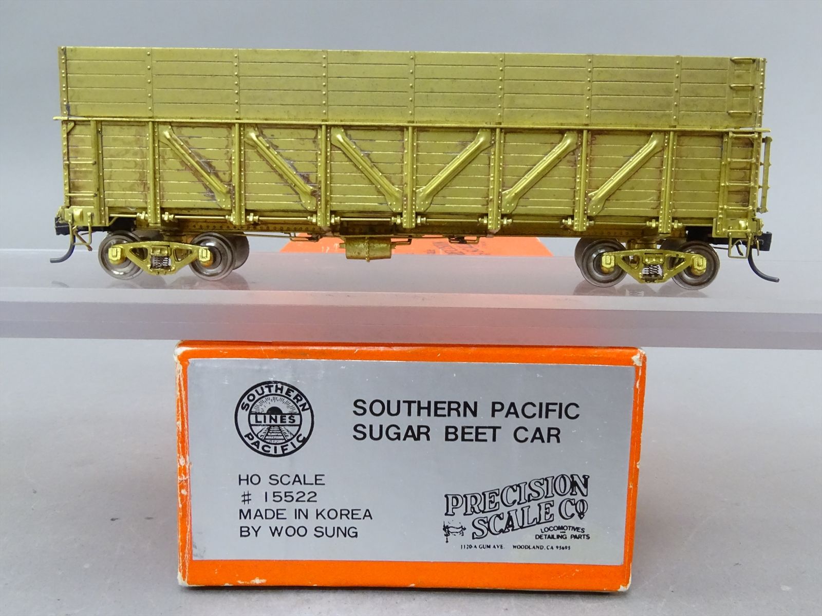 HO Brass Model - PSC 15522 SP Southern Pacific Sugar Beet Car ...