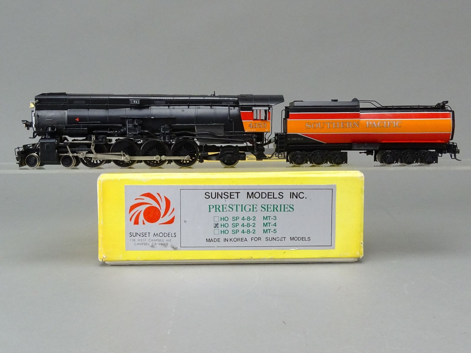 HO Brass Model - Sunset SP Southern Pacific MT-4 4-8-2 Daylight #4353 ...