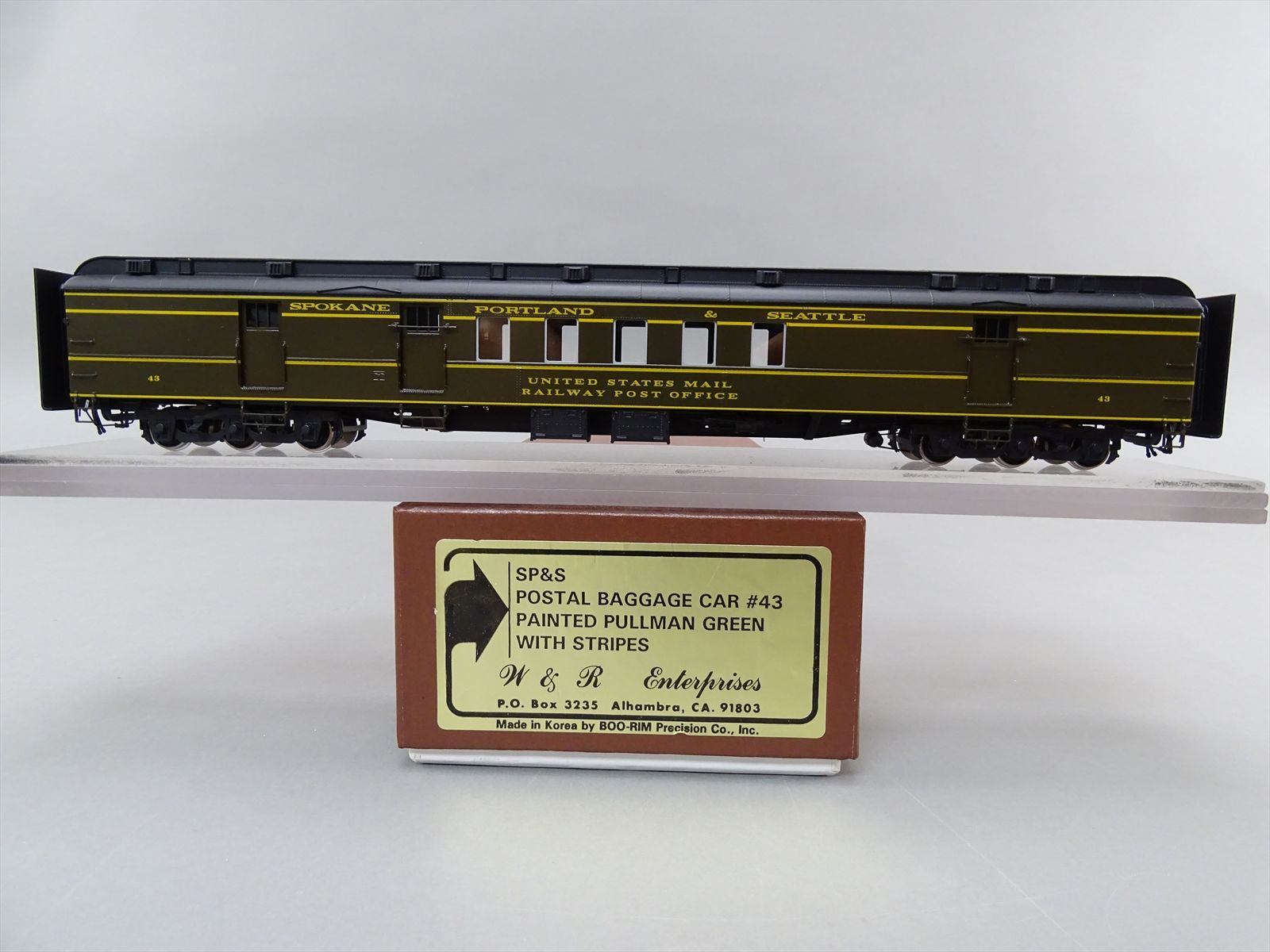 HO Brass Model - W&R SP&S Spokane Portland & Seattle Postal Baggage ...