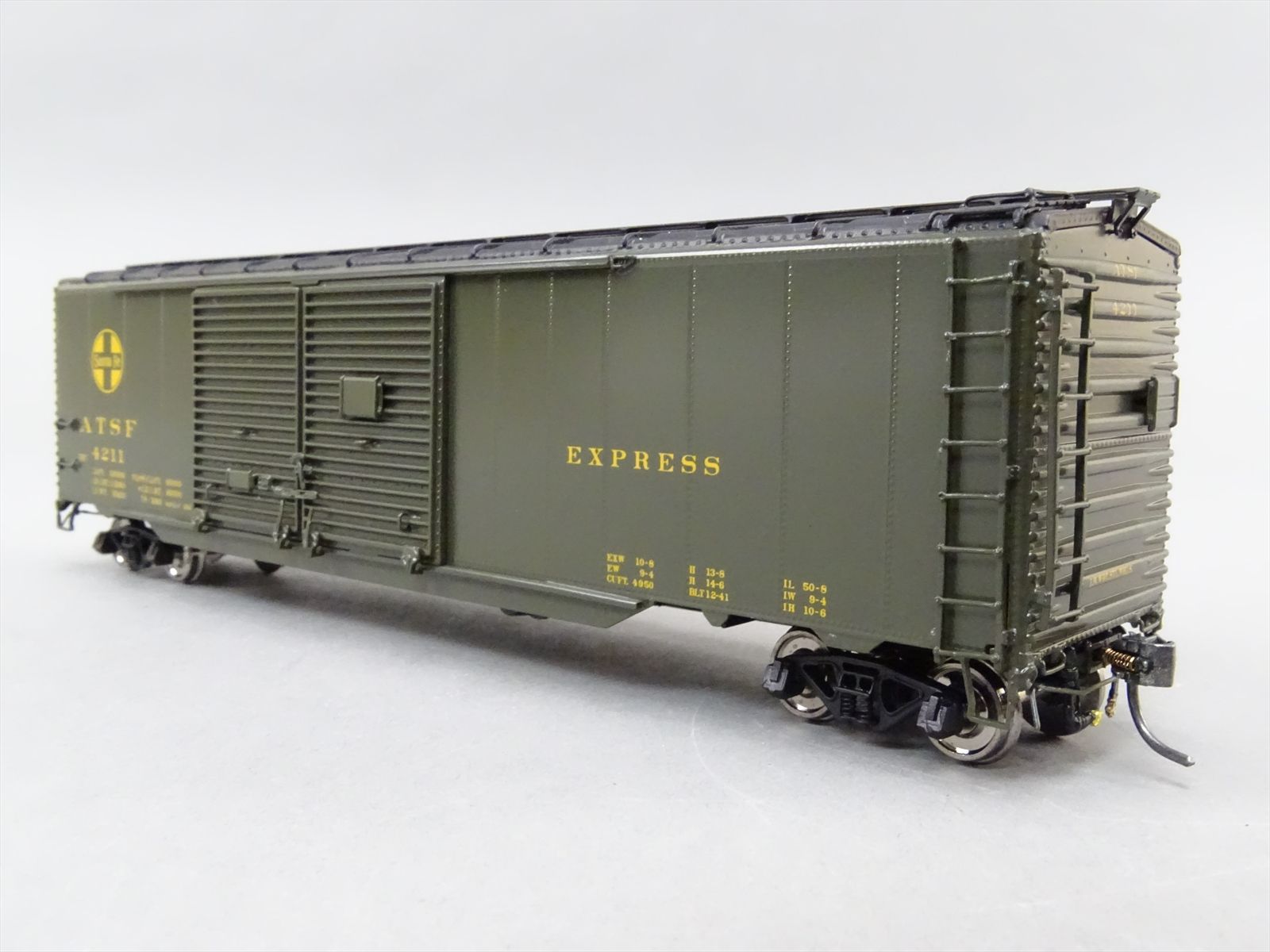 HO Brass Model - TCY 0441 AT&SF Santa Fe Express Box Car #4211 - F/P ...
