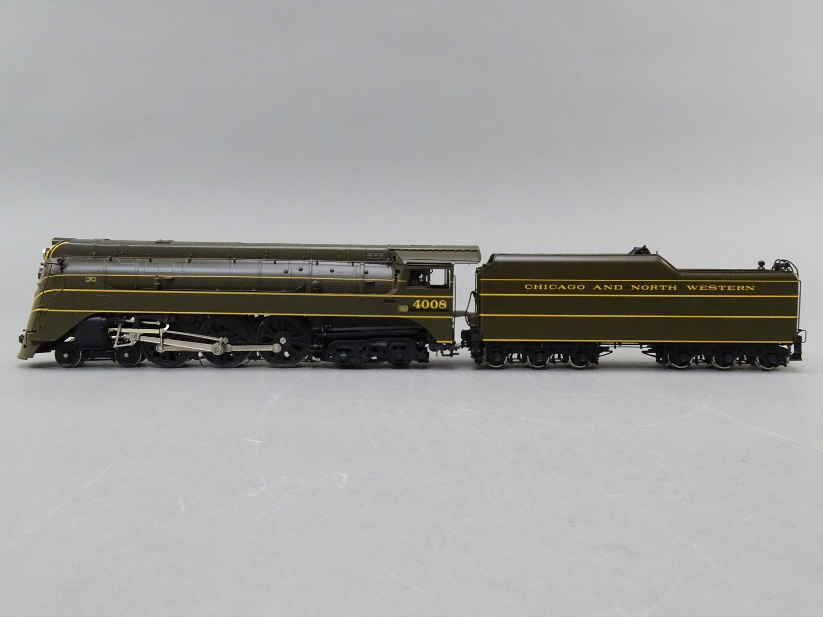 HO Brass Model - CIL 2270.1 C&NW Chicago & Northwestern 4-6-4 E-4 #4008 - Coal / Streamlined - F ...