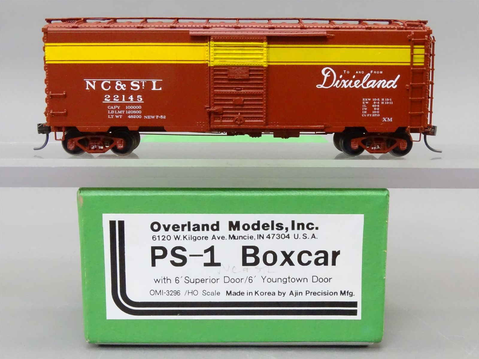 HO Brass Model - OMI 3296 NC&STL Nashville Chatanooga & St Louis PS-1 ...