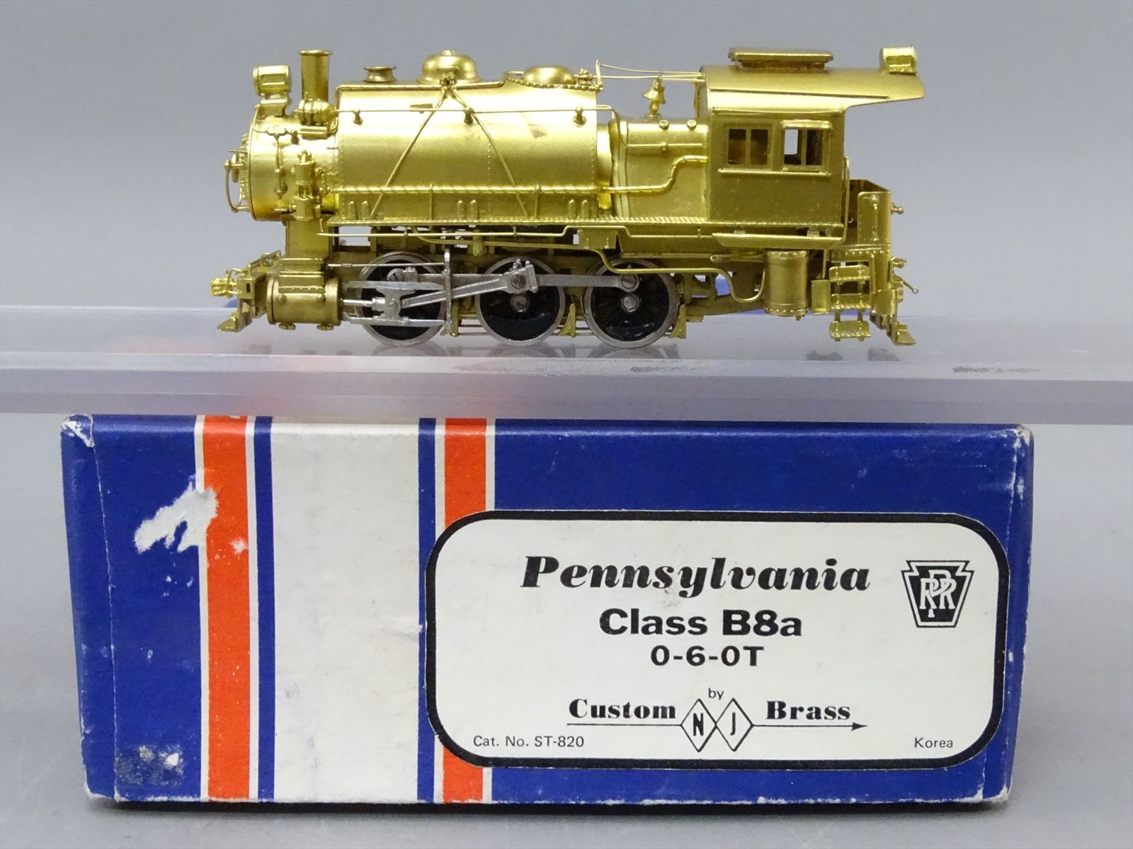 HO Brass Model - NJCB ST-820 PRR Pennsylvania Class B8a 0-6-0T ...