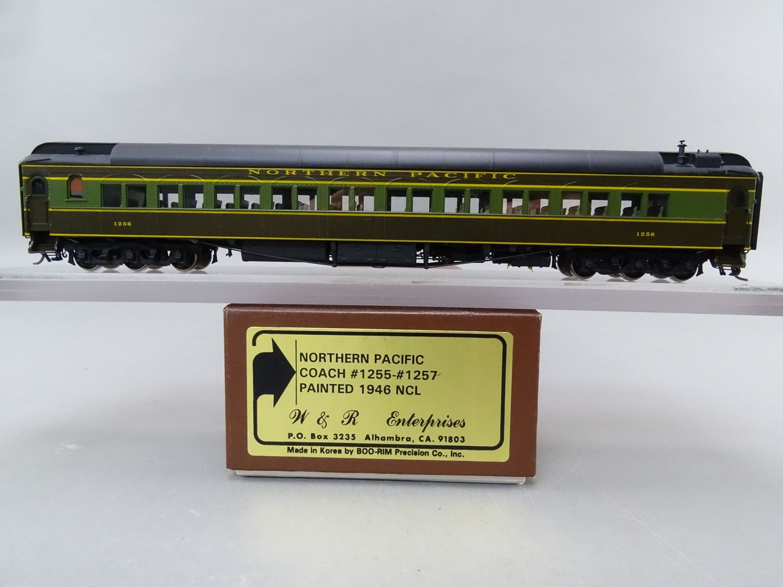 HO Brass Model - W&R NP Northern Pacific Coach 1946 NCL North Coast ...