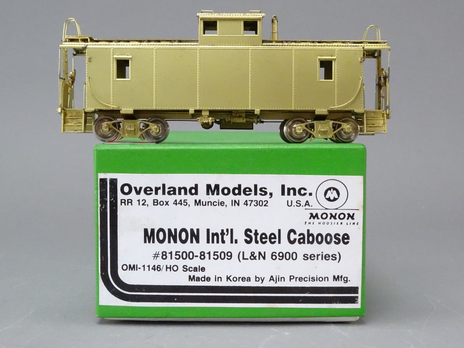 HO Brass Model - OMI 1146 MONON CI&L Chicago Indianapolis & Louisville ...