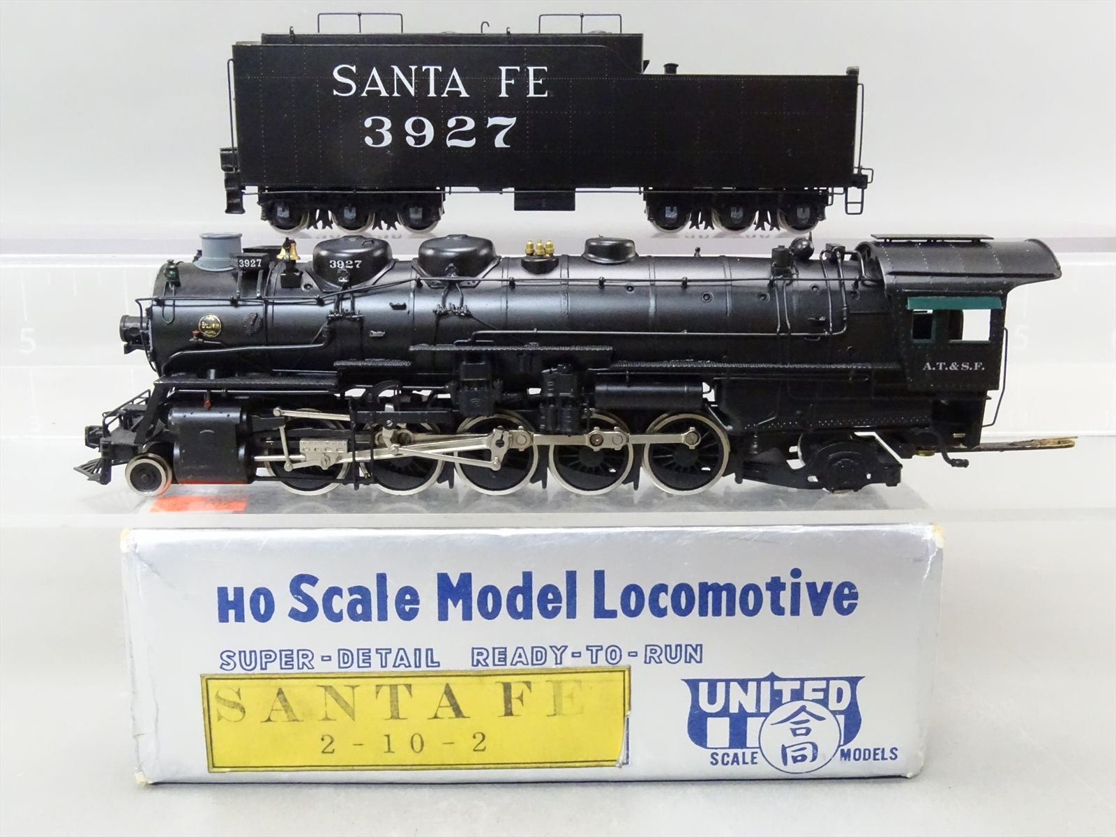 HO Brass Model - PFM AT&SF Santa Fe 2-10-2 #3927 Tender Swap - Custom ...