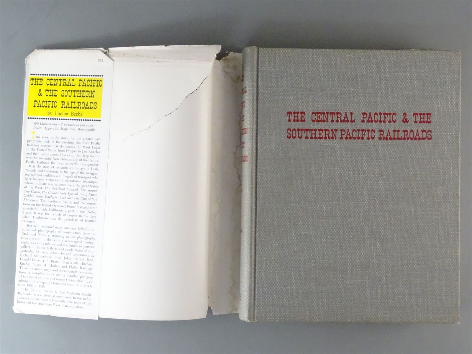 Railroad Book - The Central Pacific & The Southern Pacific Railroads ...