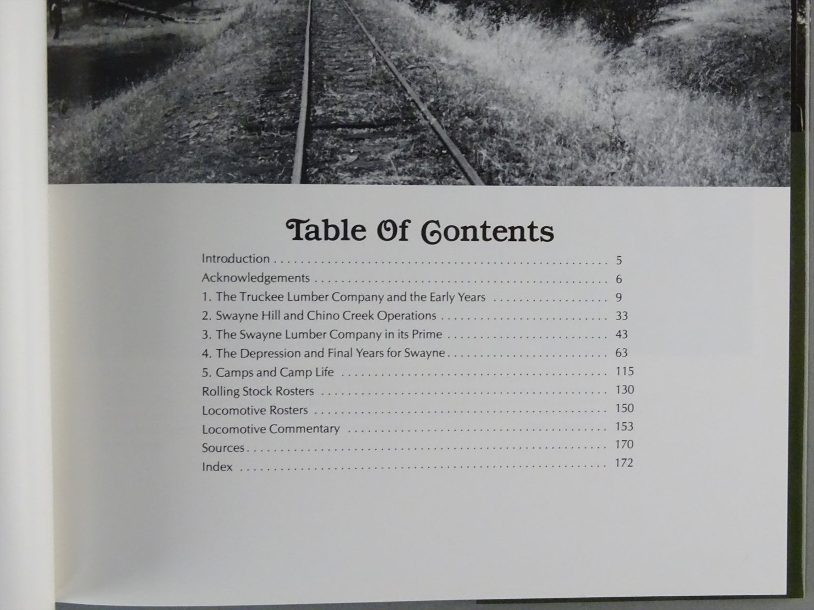 Railroad Book - The Swayne Lumber Company - Beckstrom & Braun - 175 pages