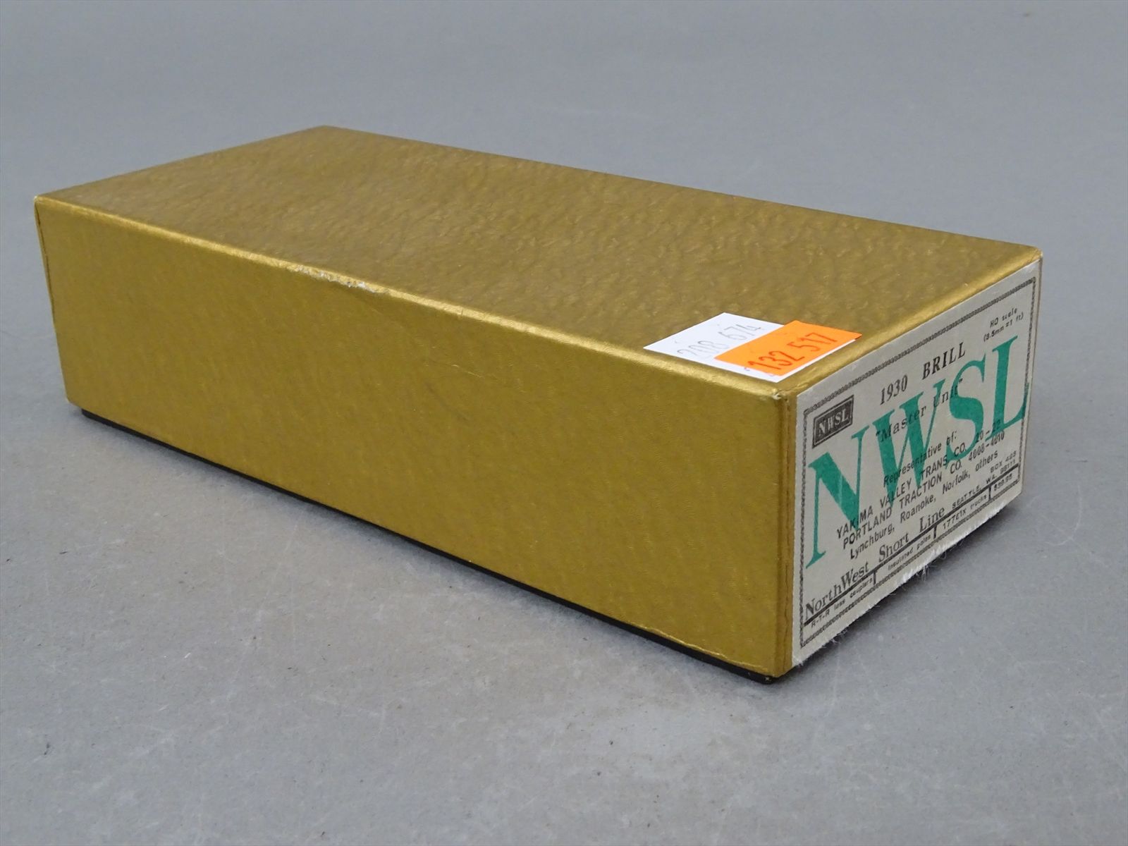 HO Brass Model - NWSL / Fairfield 1930 Brill Master Unit Yakima ...