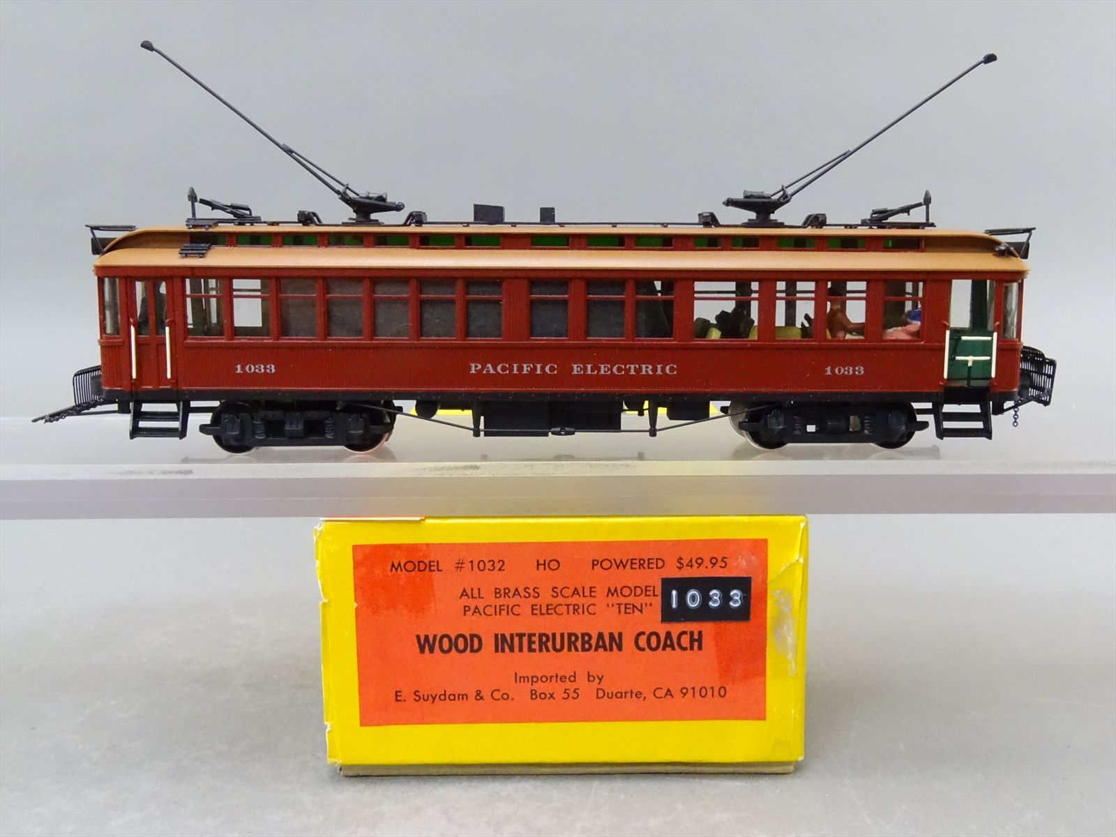 HO Brass Model - Suydam 1032 PE Pacific Electric Ten Wood 55 ...