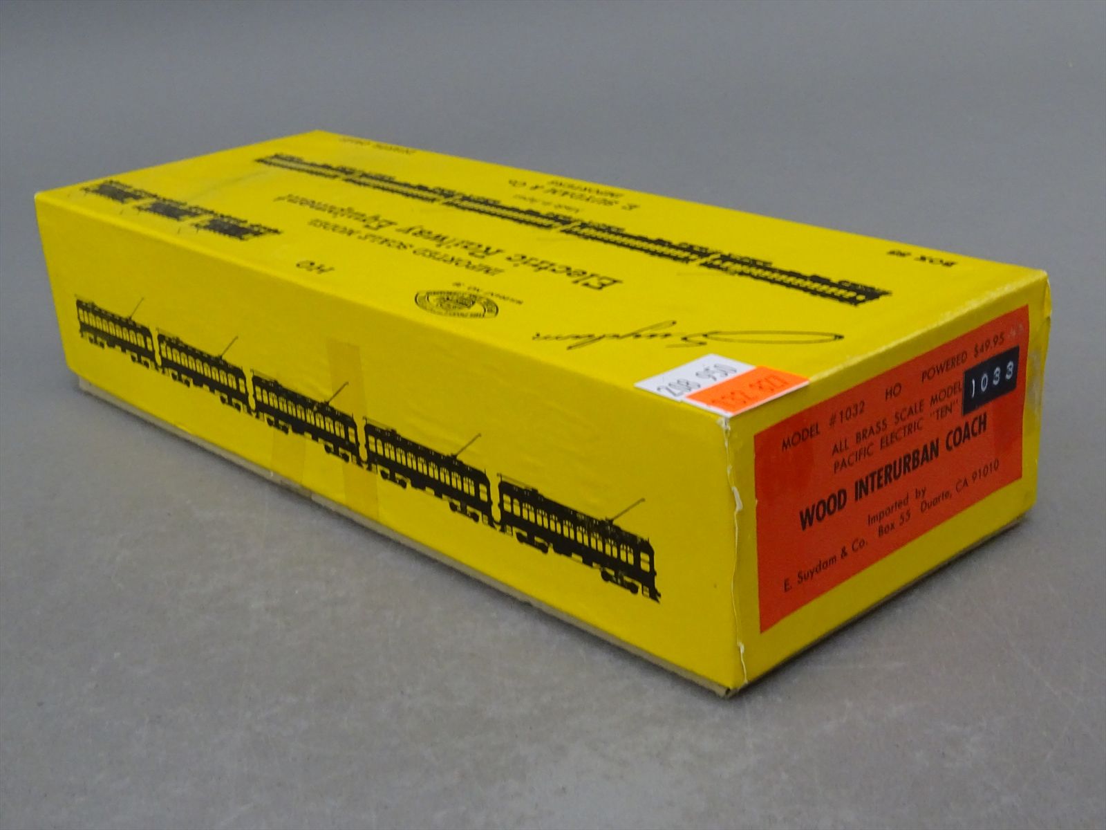 HO Brass Model - Suydam 1032 PE Pacific Electric Ten Wood 55 ...