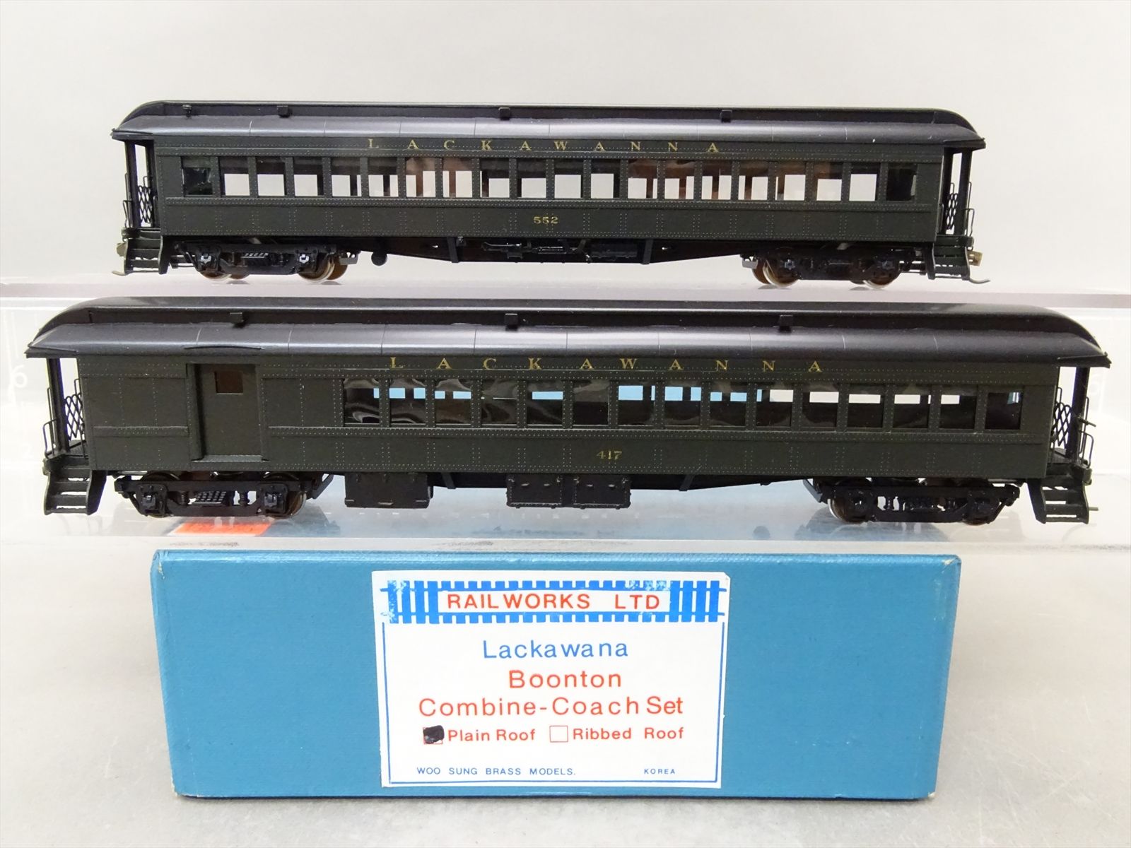HO Brass Model - Railworks S-111S DL&W Lackawanna Boonton Combine Coach ...