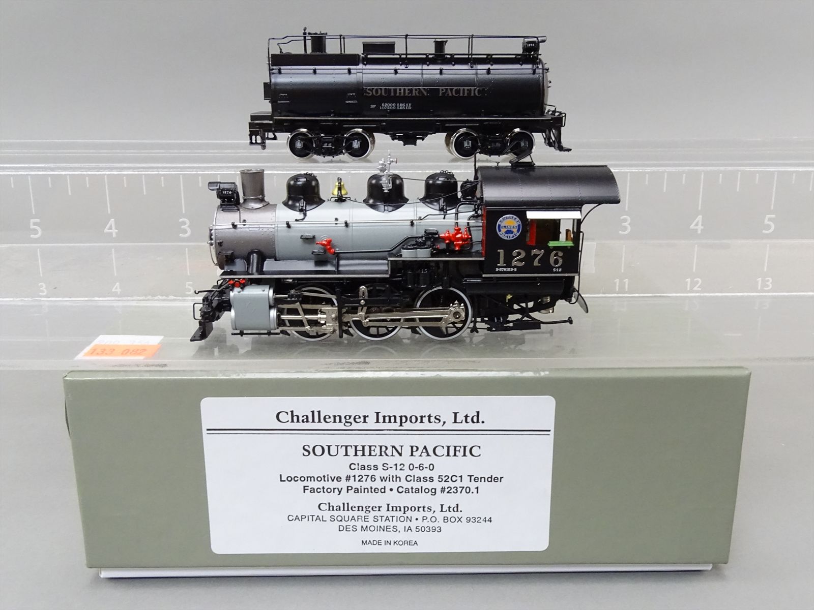 HO Brass Model - CIL 2370.1 SP Southern Pacific 0-6-0 S-12 Switcher ...
