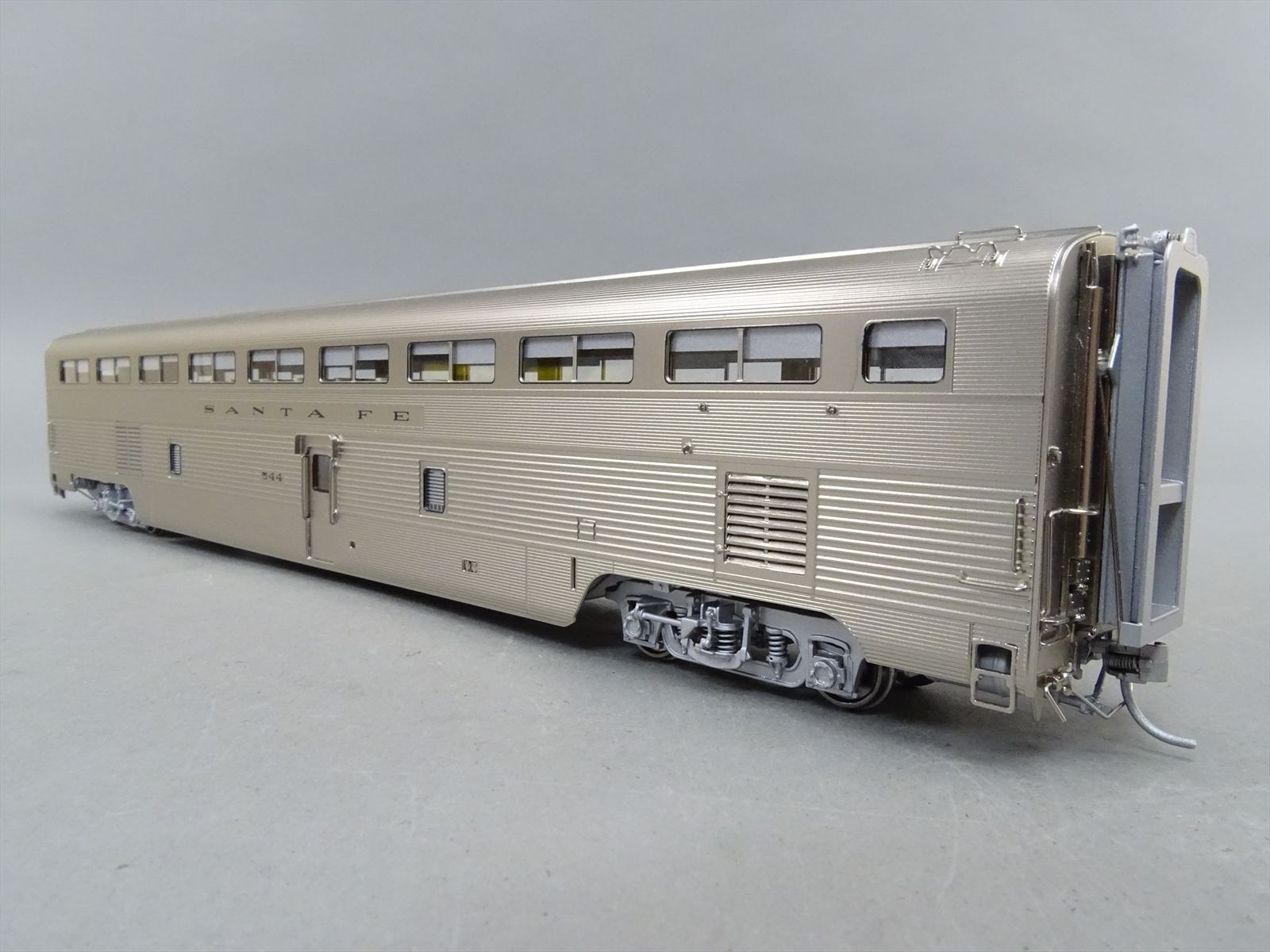 HO Brass Model - TCY 0460 The Coach Yard ATSF Santa Fe Hi-Level Budd ...