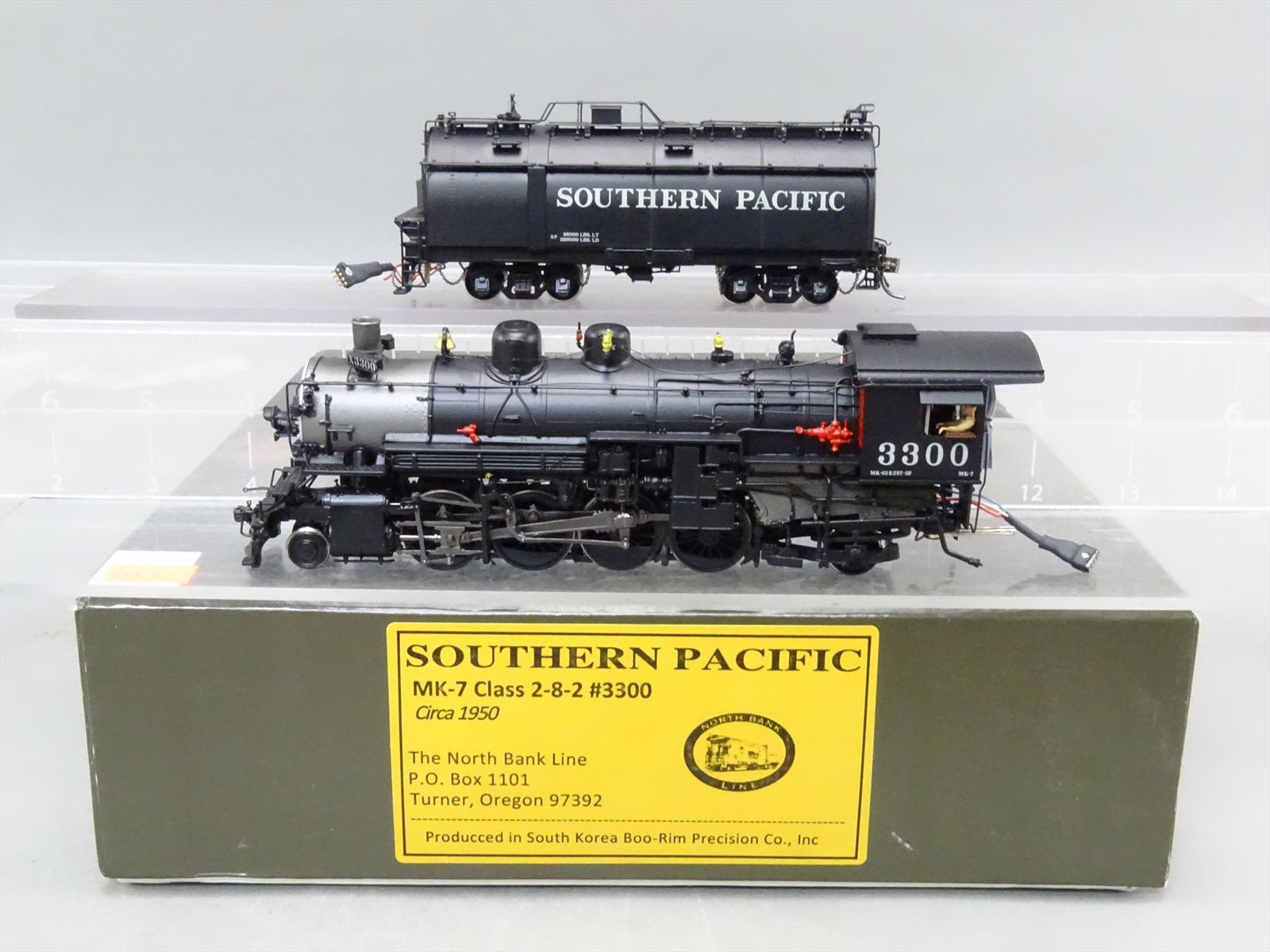 HO Brass Model - NBL SP1.1 SP Southern Pacific MK-7 2-8-2 1950 #3300 ...