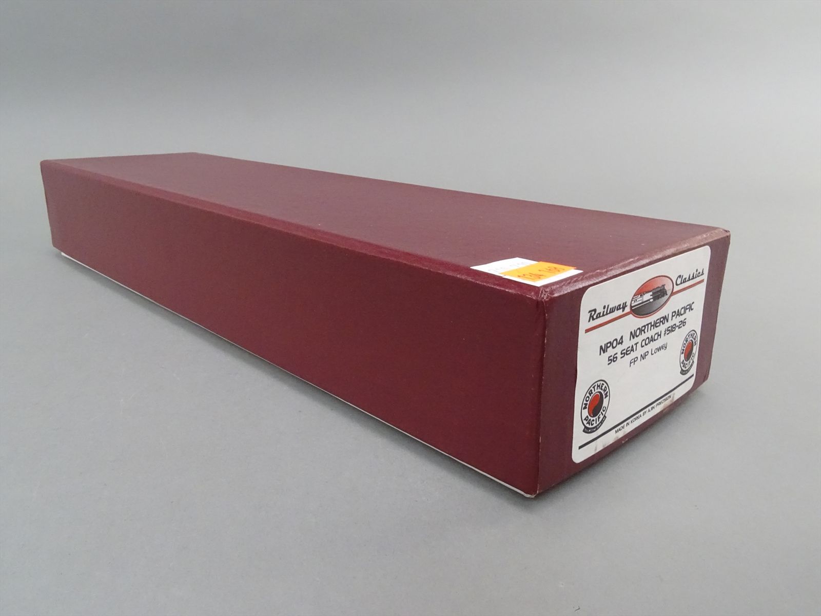 HO Brass Model - RWC NP04 NP Northern Pacific 56 Seat Coach #525 - F/P ...